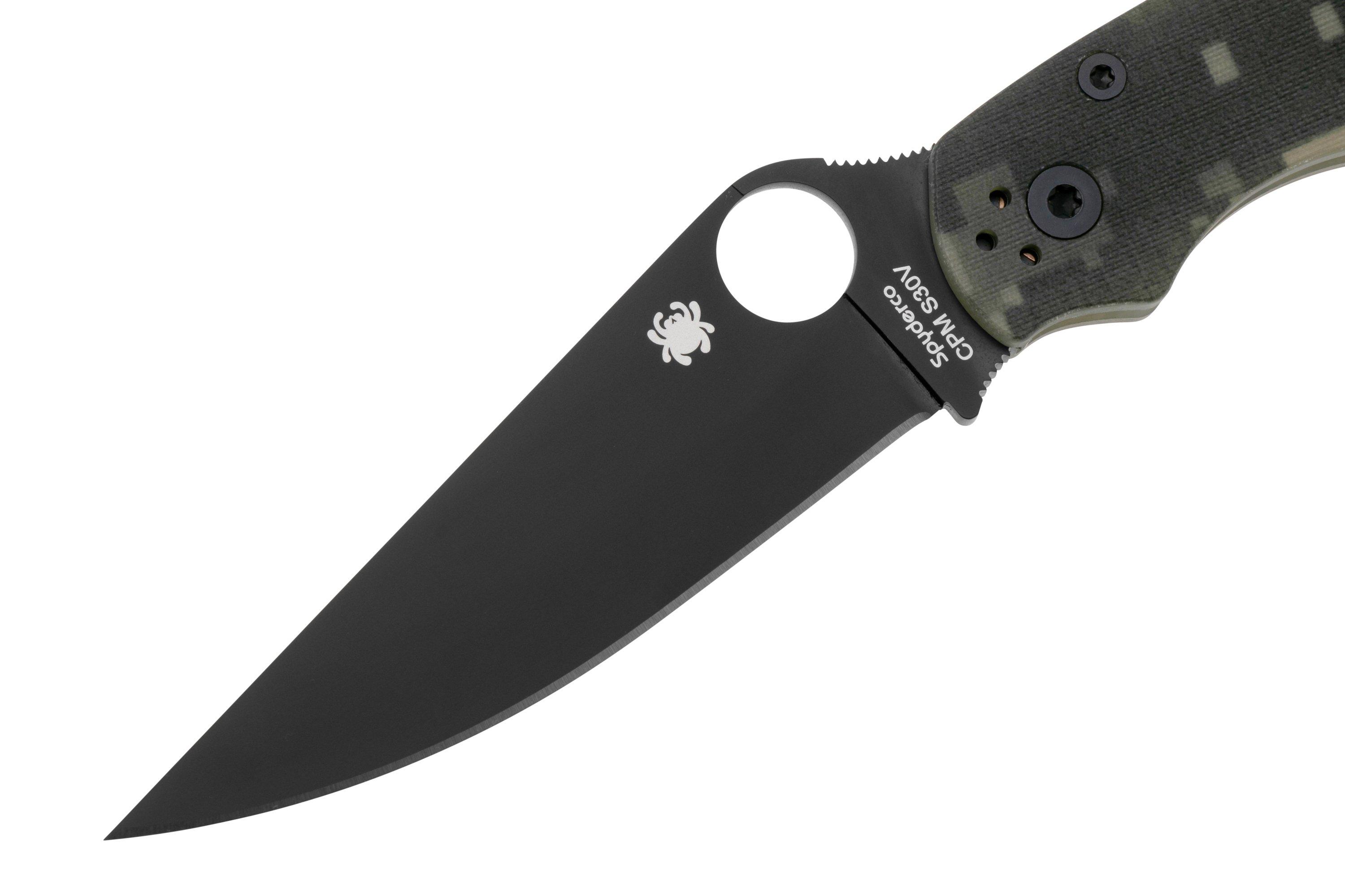 Spyderco Military 2 Black C36GPCMOBK2 Camo G10, navalha | Compras ...