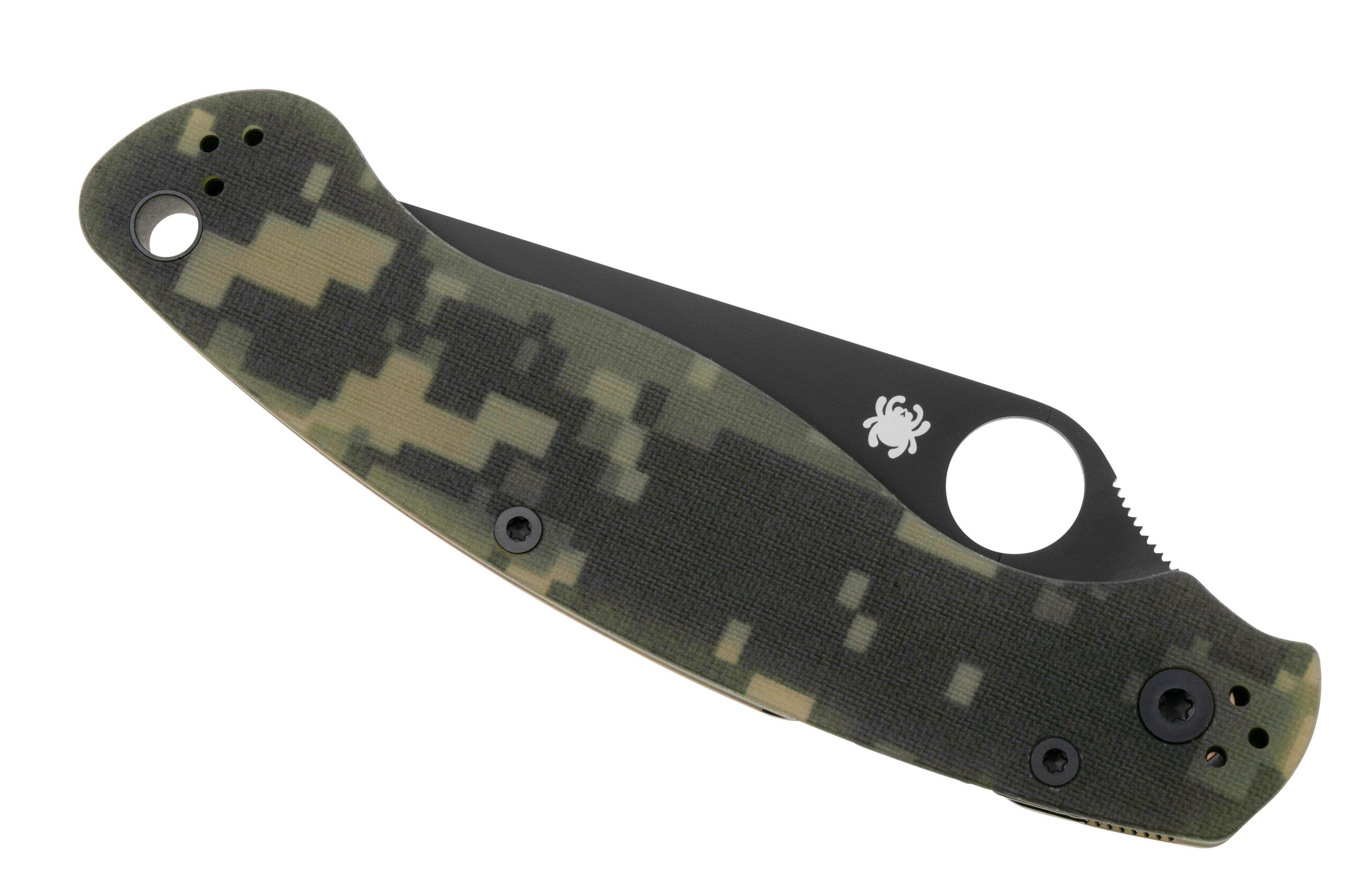 Spyderco Military 2 Black C36GPCMOBK2 Camo G10, navaja | Compras con ...