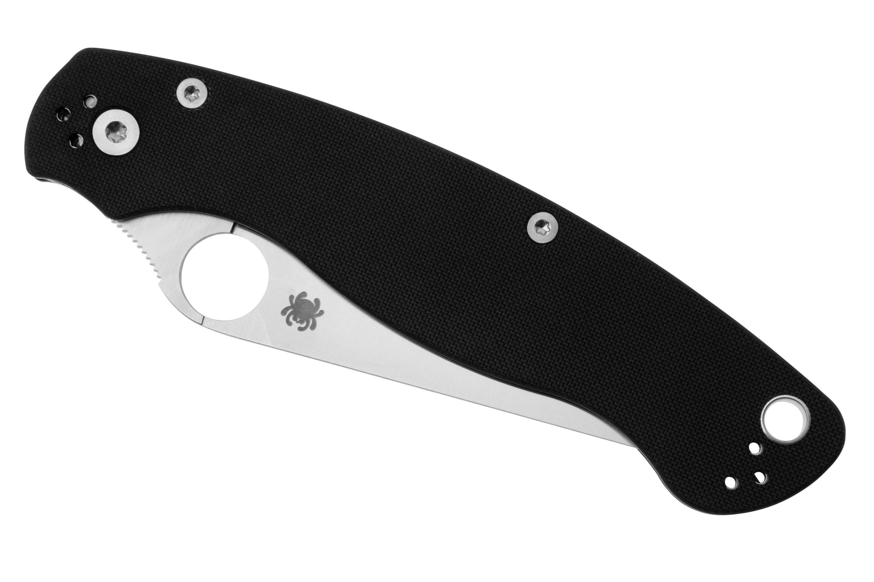 Spyderco Military 2 C36GS2 Black G10, coltello da tasca dentellato ...