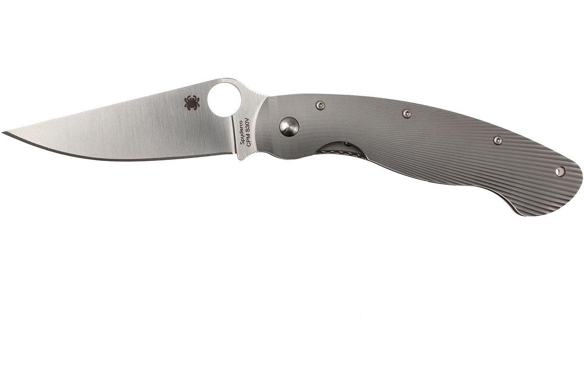 Spyderco Military Fluted Titanium C36TIF Taschenmesser | Günstiger ...
