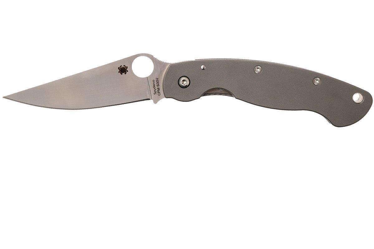 Spyderco Military Titanium - C36TIP | Advantageously shopping at ...