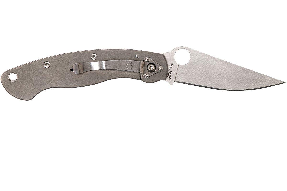 Spyderco Military Titanium, C36TIP | Achetez à prix avantageux chez ...
