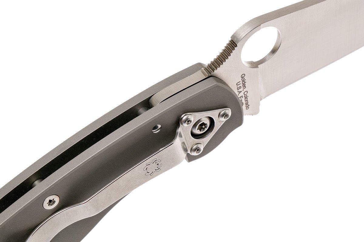 Spyderco Military Titanium - C36TIP | Advantageously shopping at ...