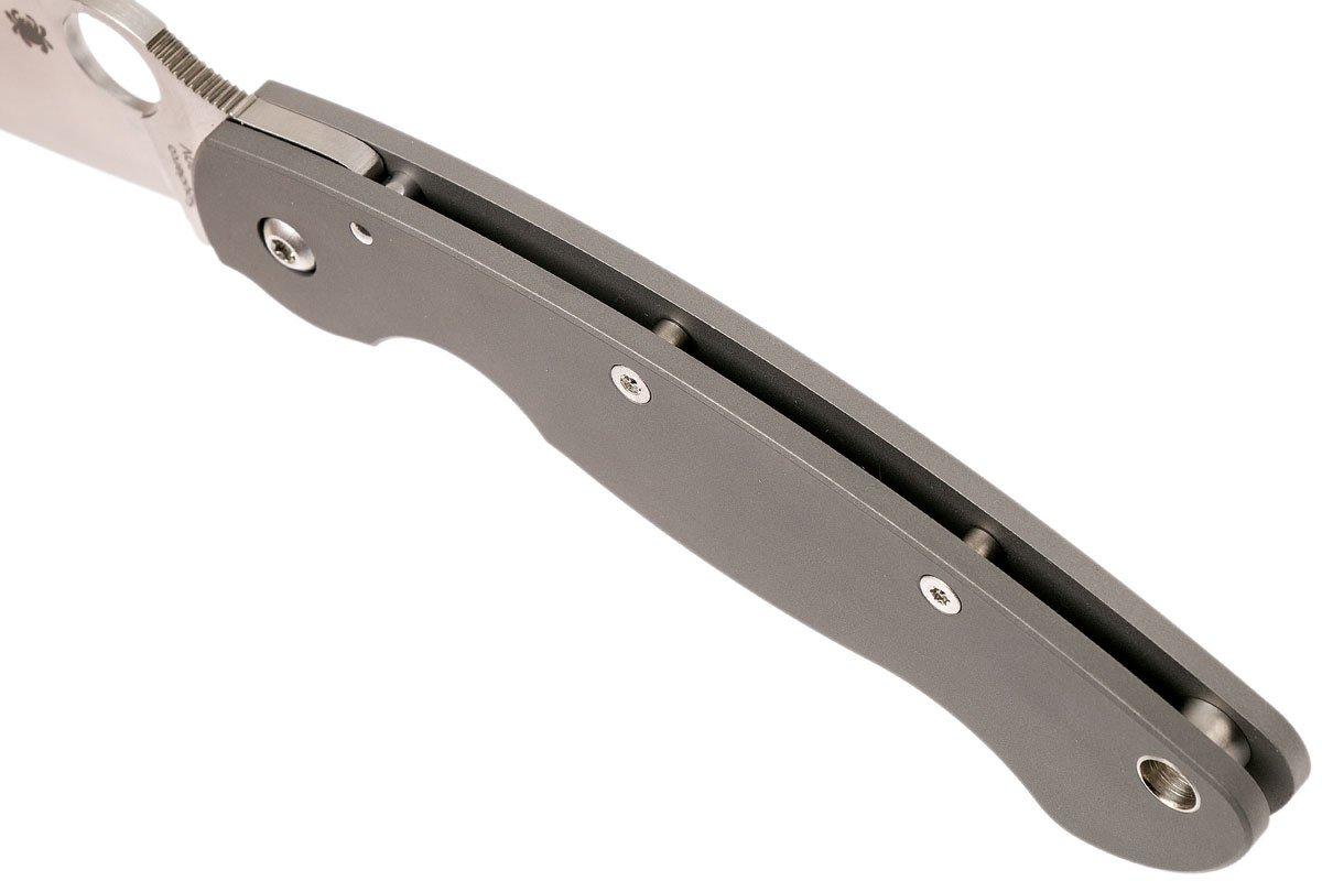 Spyderco Military Titanium - C36TIP | Advantageously shopping at ...