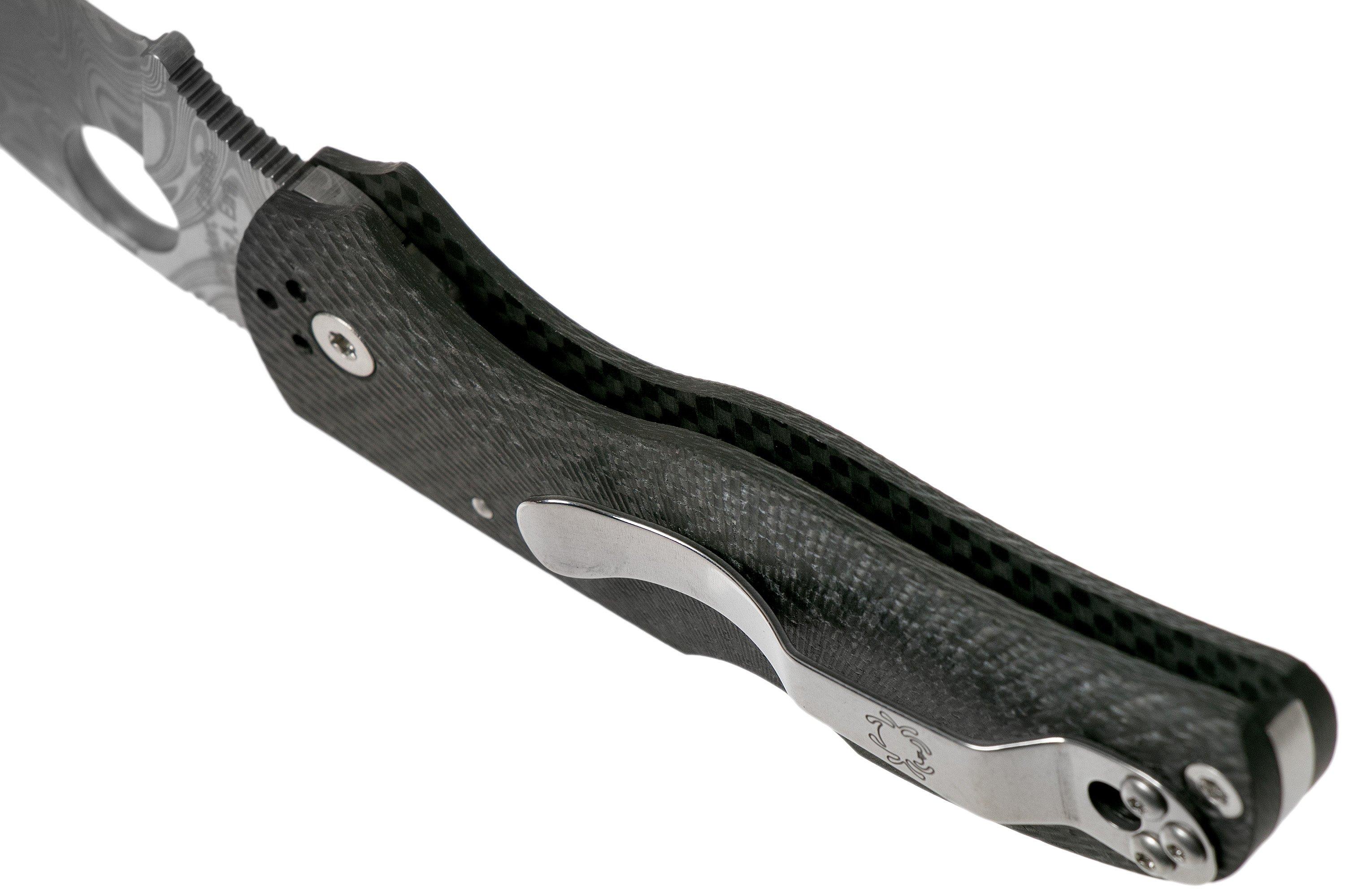 Spyderco Native 5 40th Anniversary Damascus C41CF40TH Limited Edition ...