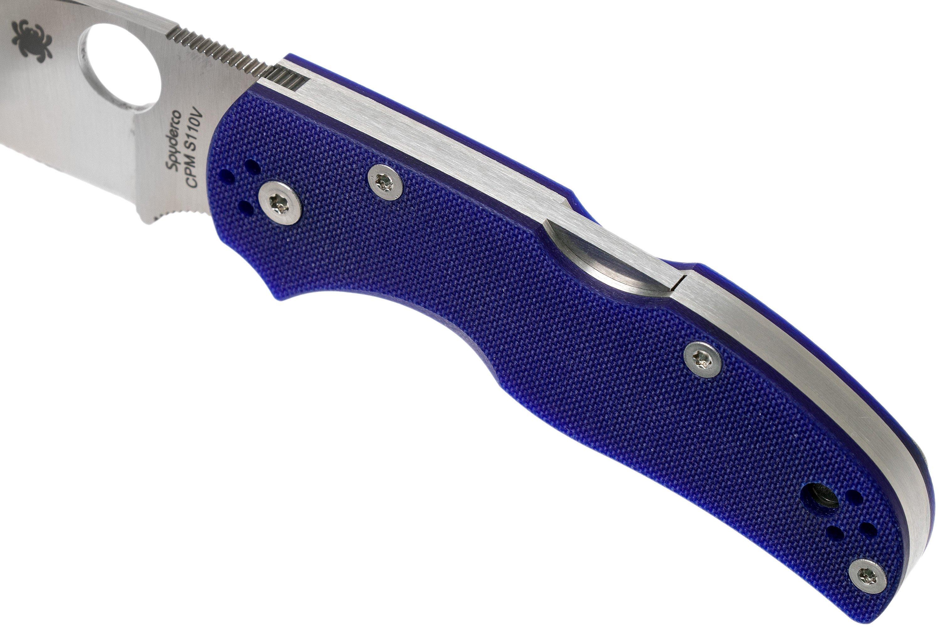 Spyderco Native 5 C41GPDBL5 G-10 Dark Blue CPM S110V navaja | Compras ...