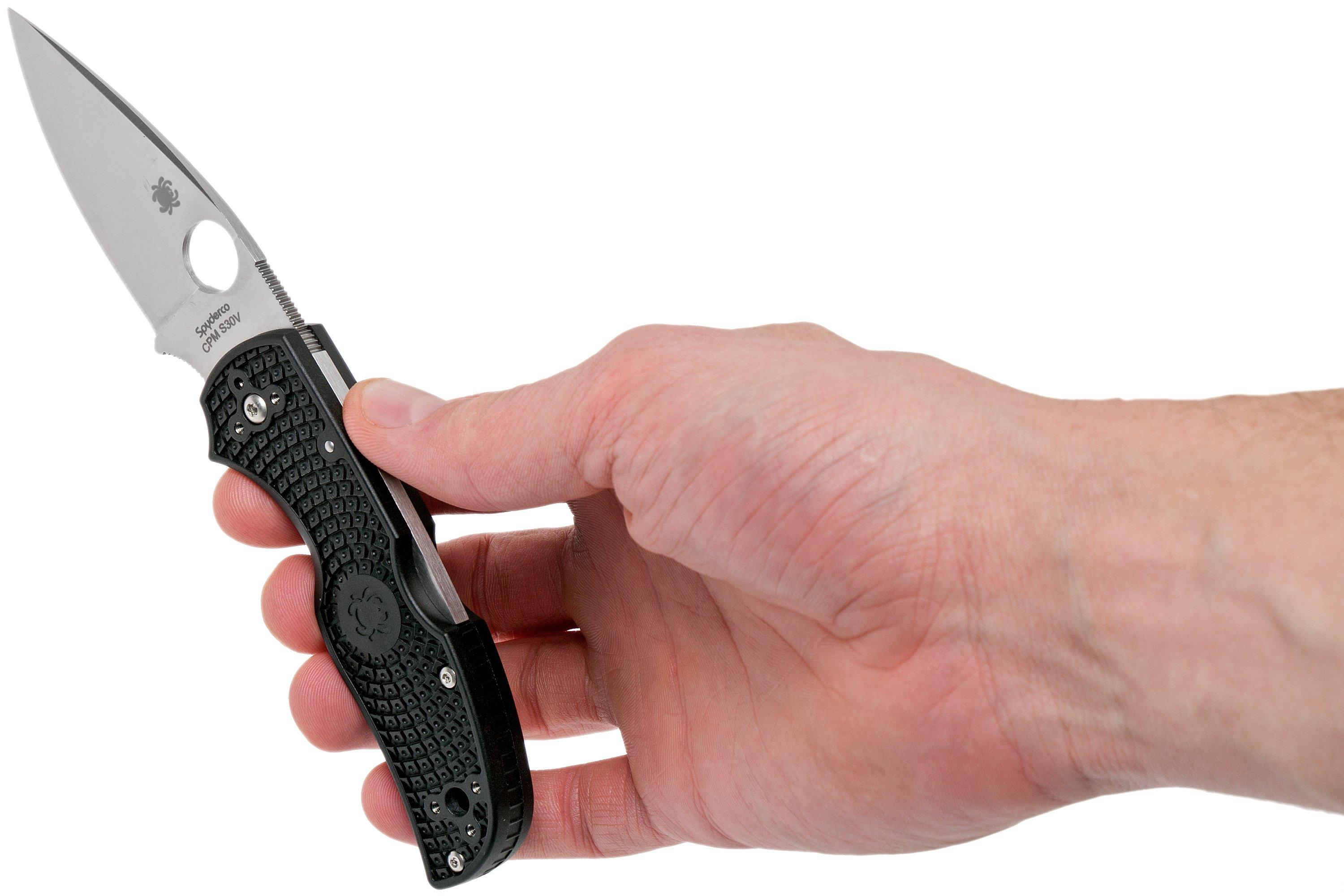 Spyderco Native 5 Lightweight C41PBK5 Black FRN, pocket knife ...