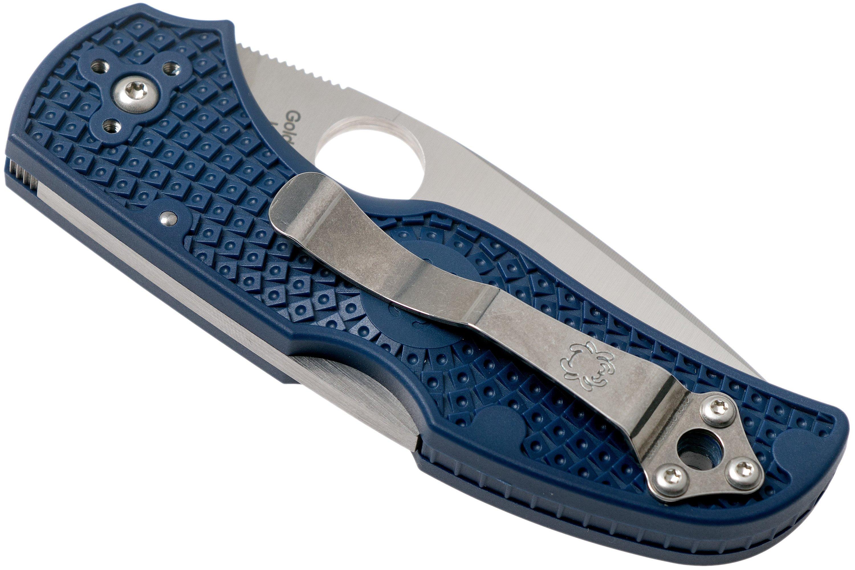 Spyderco Native 5 C41PCBL5-GWP, Blue FRN, CPM SPY27, Deal of the Day ...