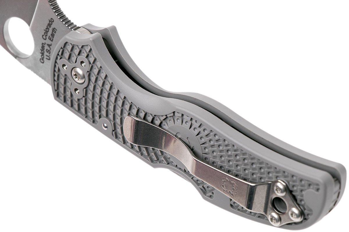 Spyderco Native 5 Maxamet Grey C41GY5 pocket knife | Advantageously ...