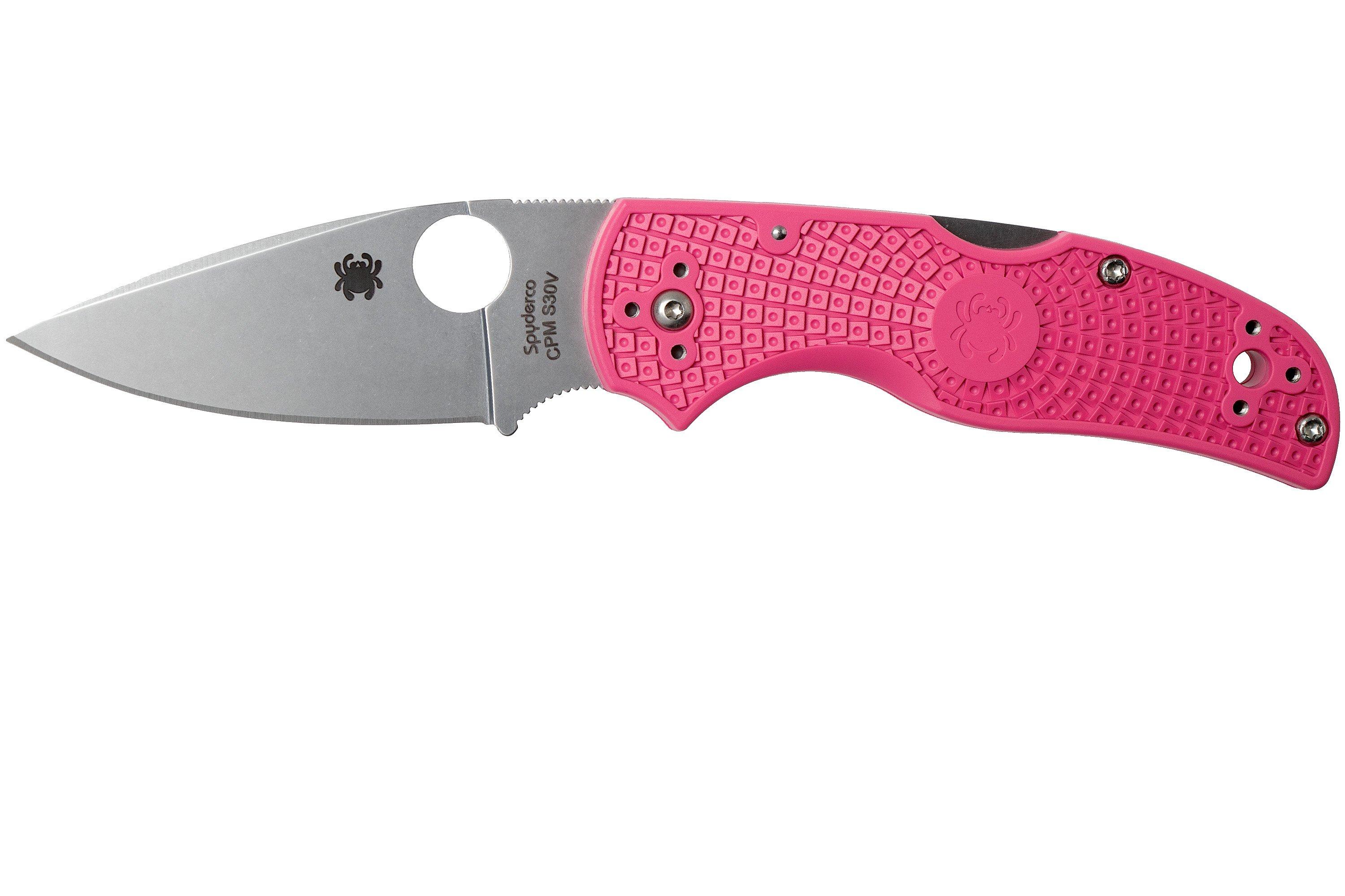 Spyderco Native 5 C41PPN5 Pink Heals navalha | Compras vantajosas em ...