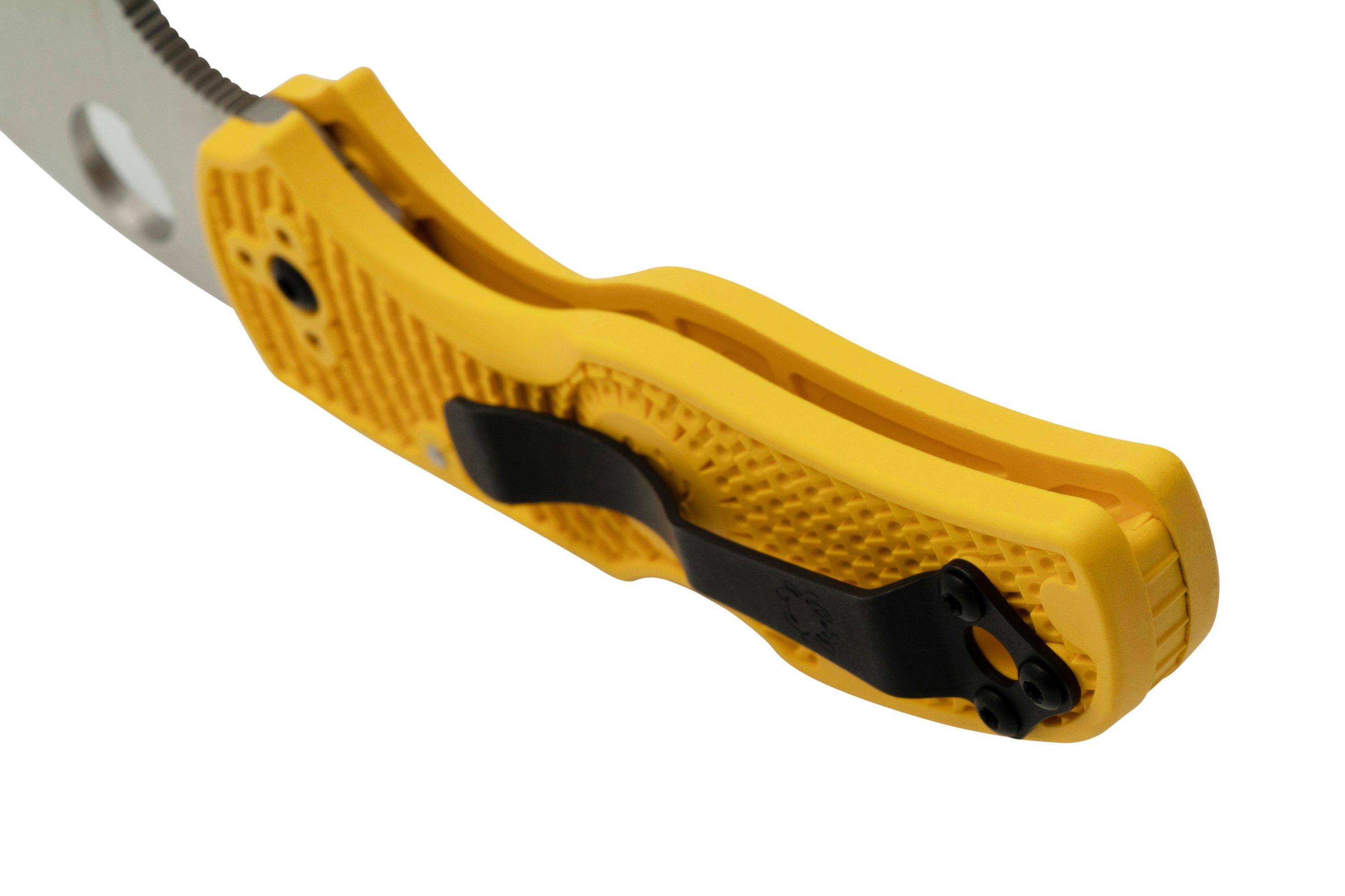 Spyderco Native 5 Salt C41SYL5 serrated pocket knife | Advantageously ...