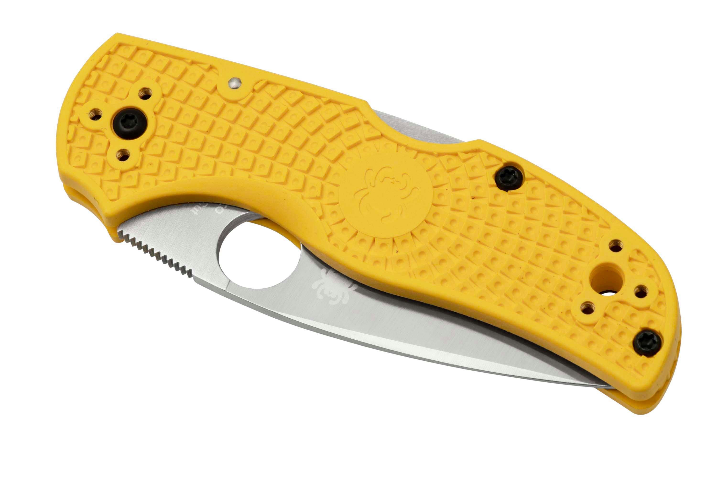 Spyderco Native 5 Salt C41SYL5 serrated pocket knife | Advantageously ...