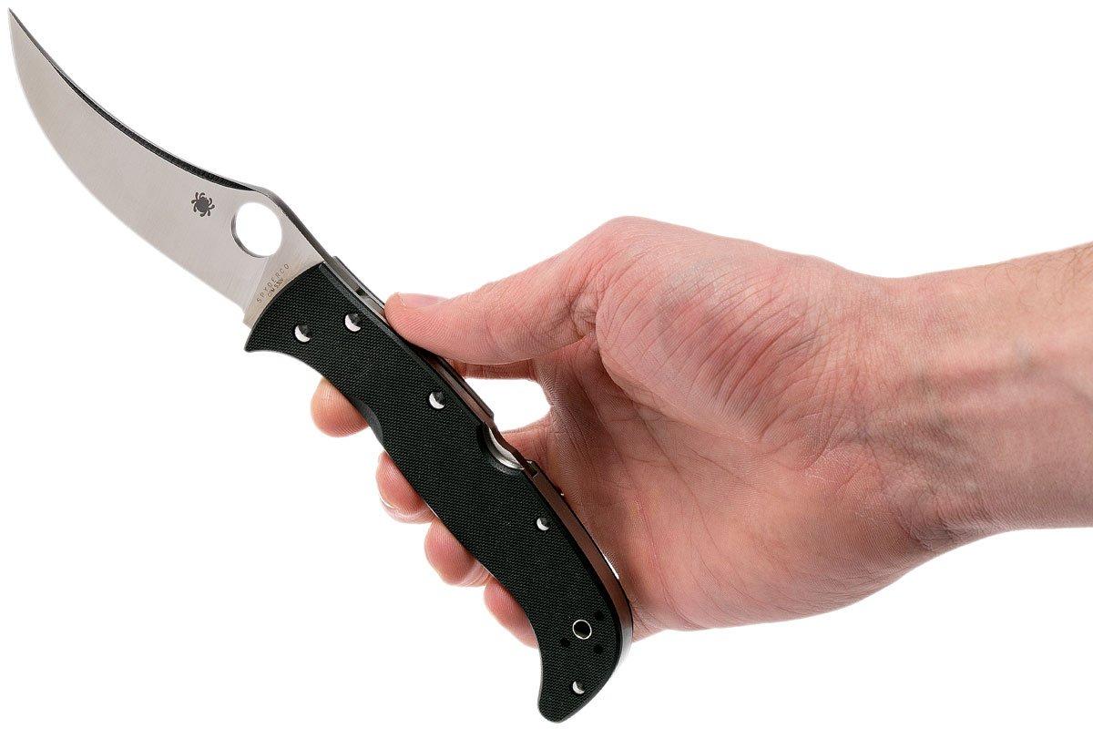 Spyderco Chinook 4 C63GP4 pocket knife, James A. Keating design ...