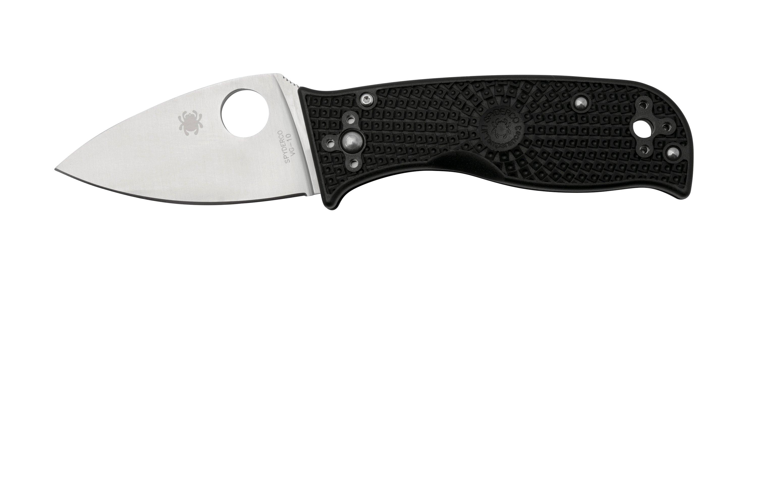 Spyderco Lil' Temperance 3 Lightweight C69PBK3 pocket knife, Sal ...