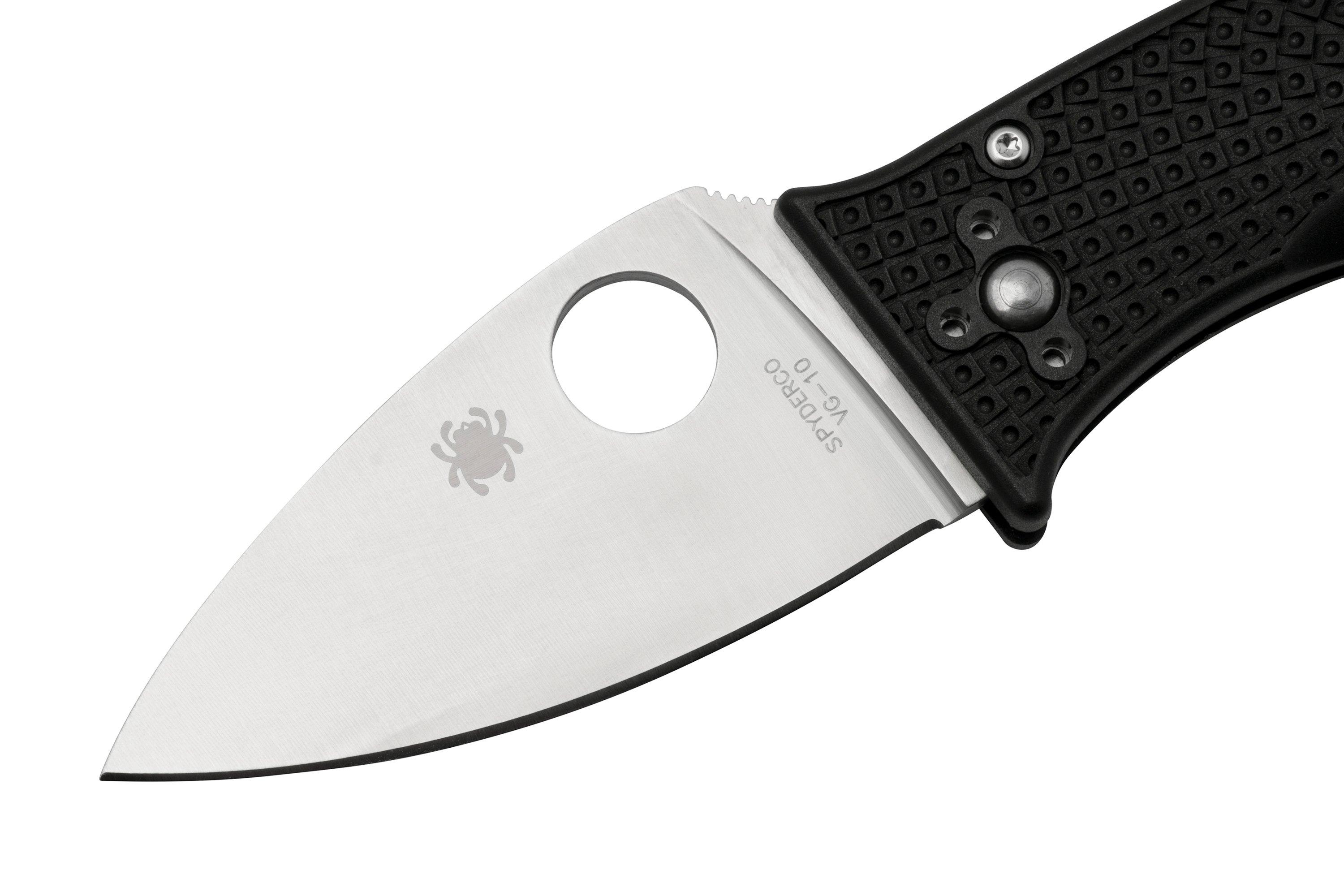 Spyderco Lil' Temperance 3 Lightweight C69PBK3 pocket knife, Sal ...