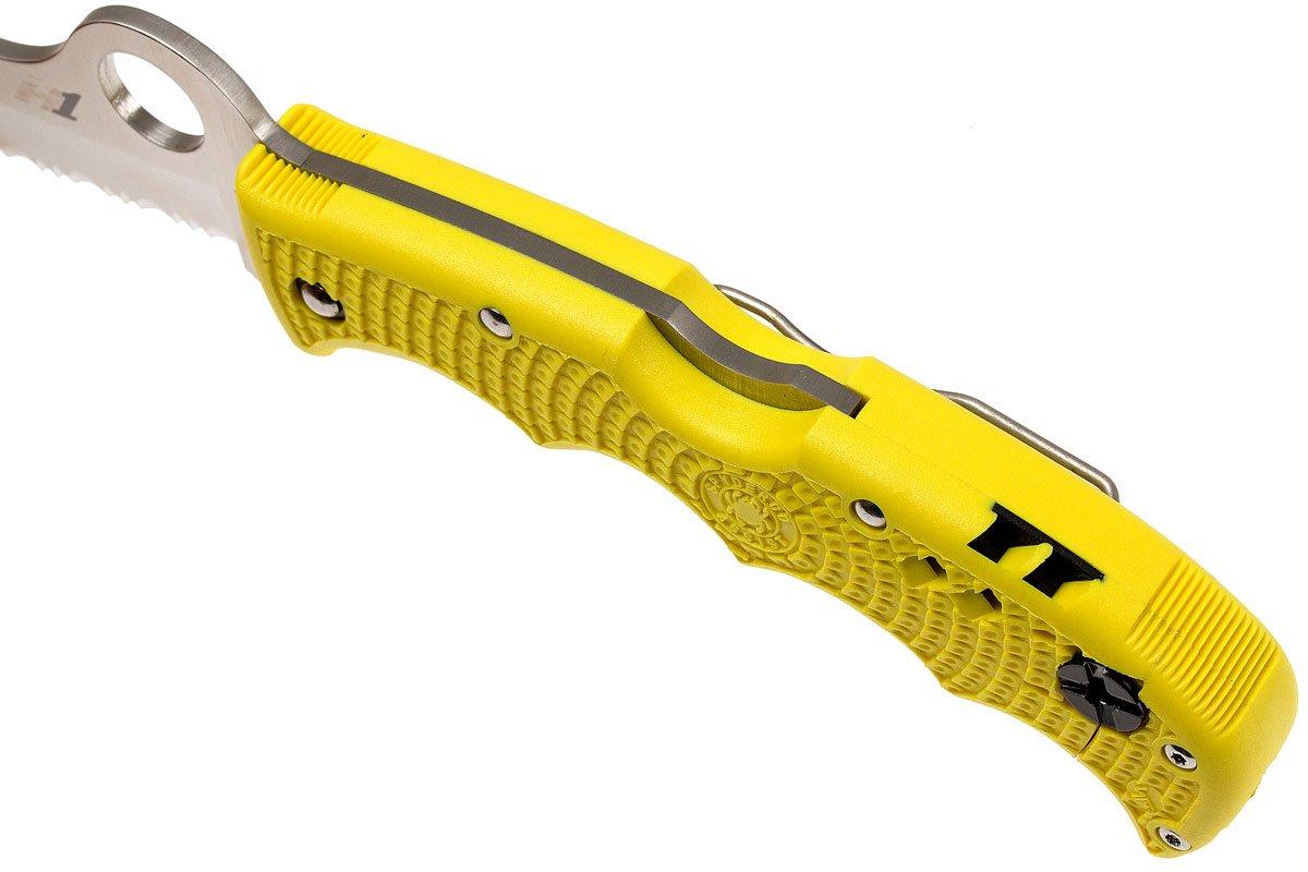 Spyderco Assist Salt C79PSYL H1 rescue knife | Advantageously shopping ...