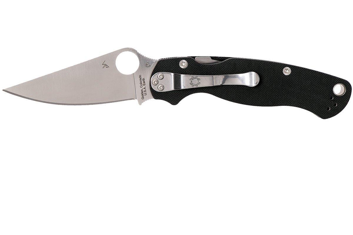 Spyderco Paramilitary 2 left handed C81GPLE2 pocket knife ...