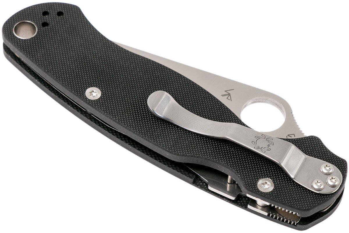 Spyderco Paramilitary 2 left handed C81GPLE2 pocket knife ...