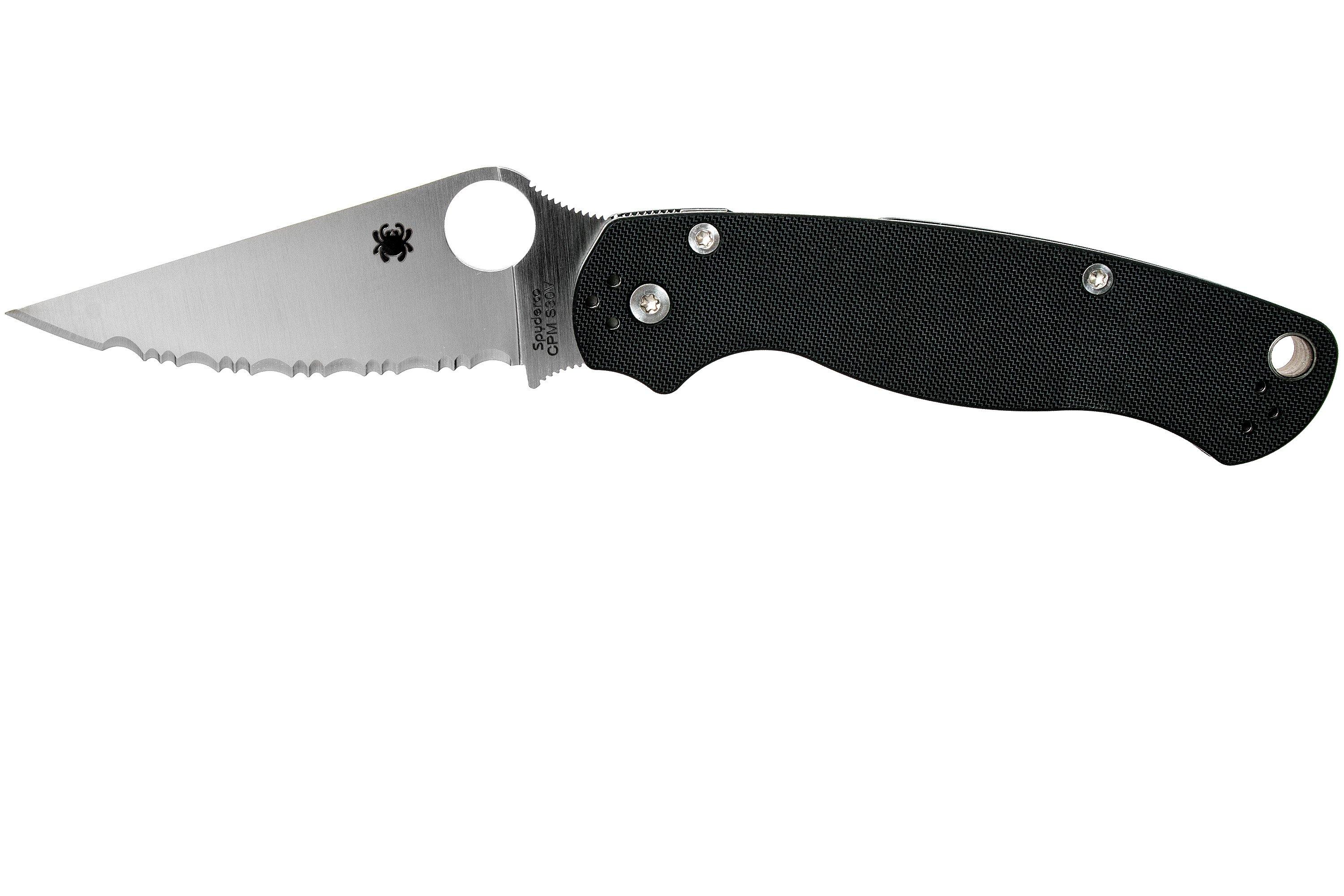 Spyderco Paramilitary 2 serrated C81GS2 G10 Taschenmesser | Günstiger ...