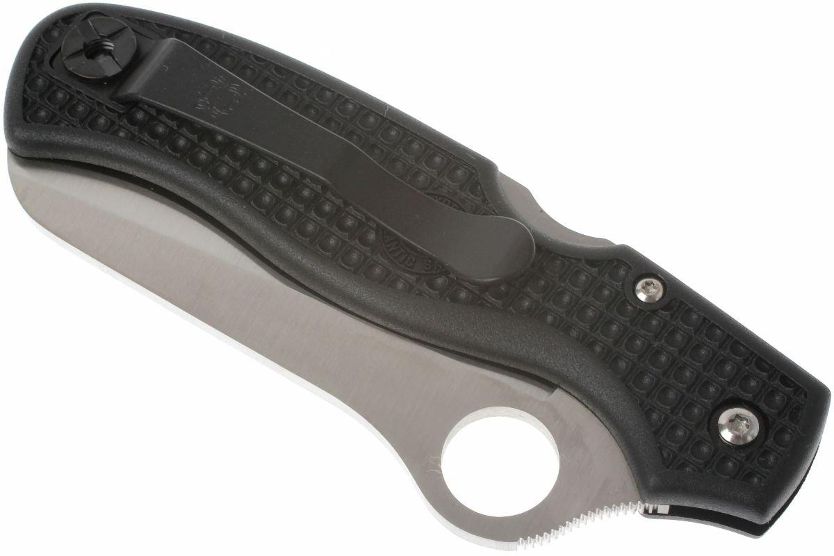 Spyderco C89 Atlantic Salt, black, serrated | Advantageously shopping ...