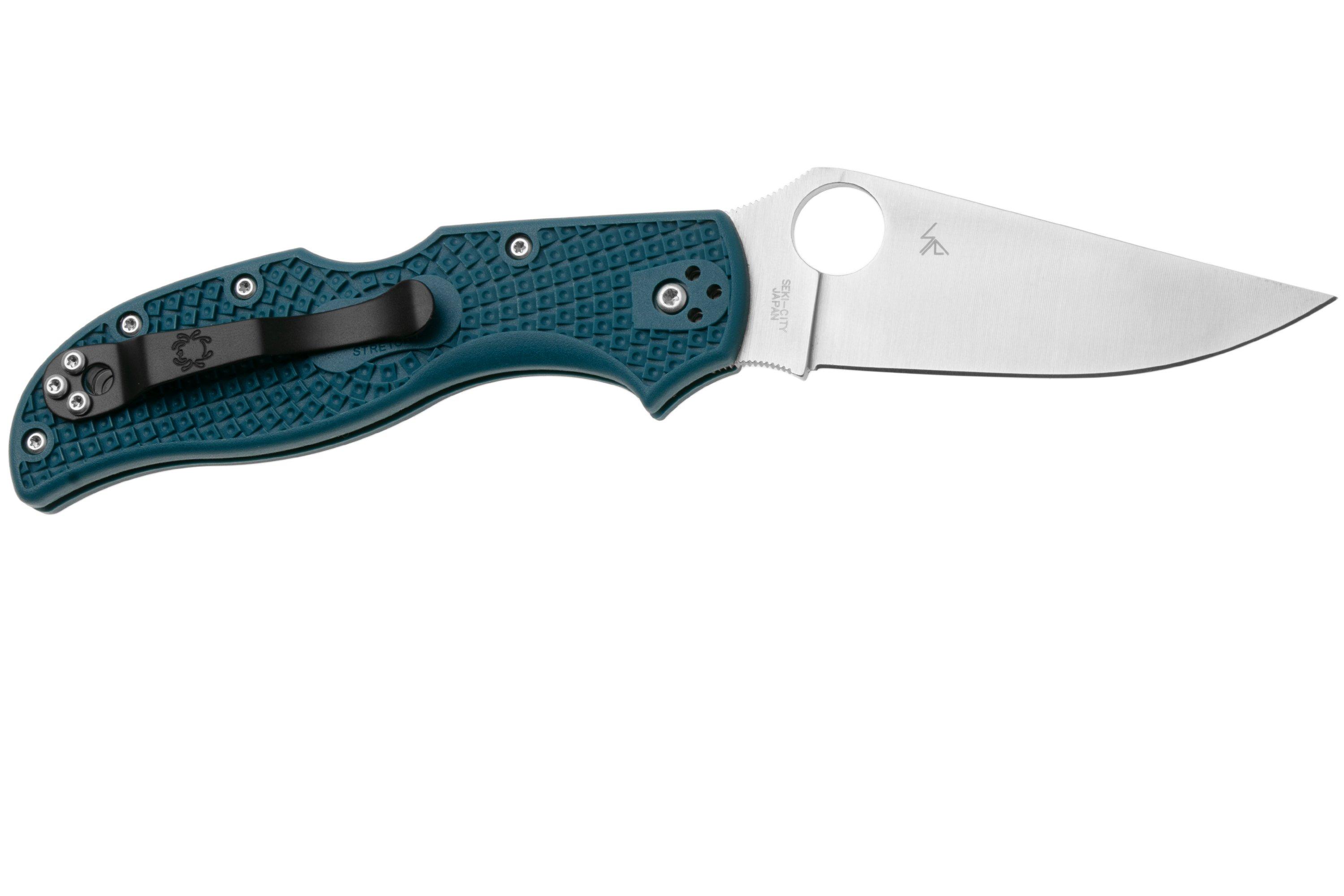 Spyderco Stretch 2 Blue K390 C90FP2K390 pocket knife | Advantageously ...
