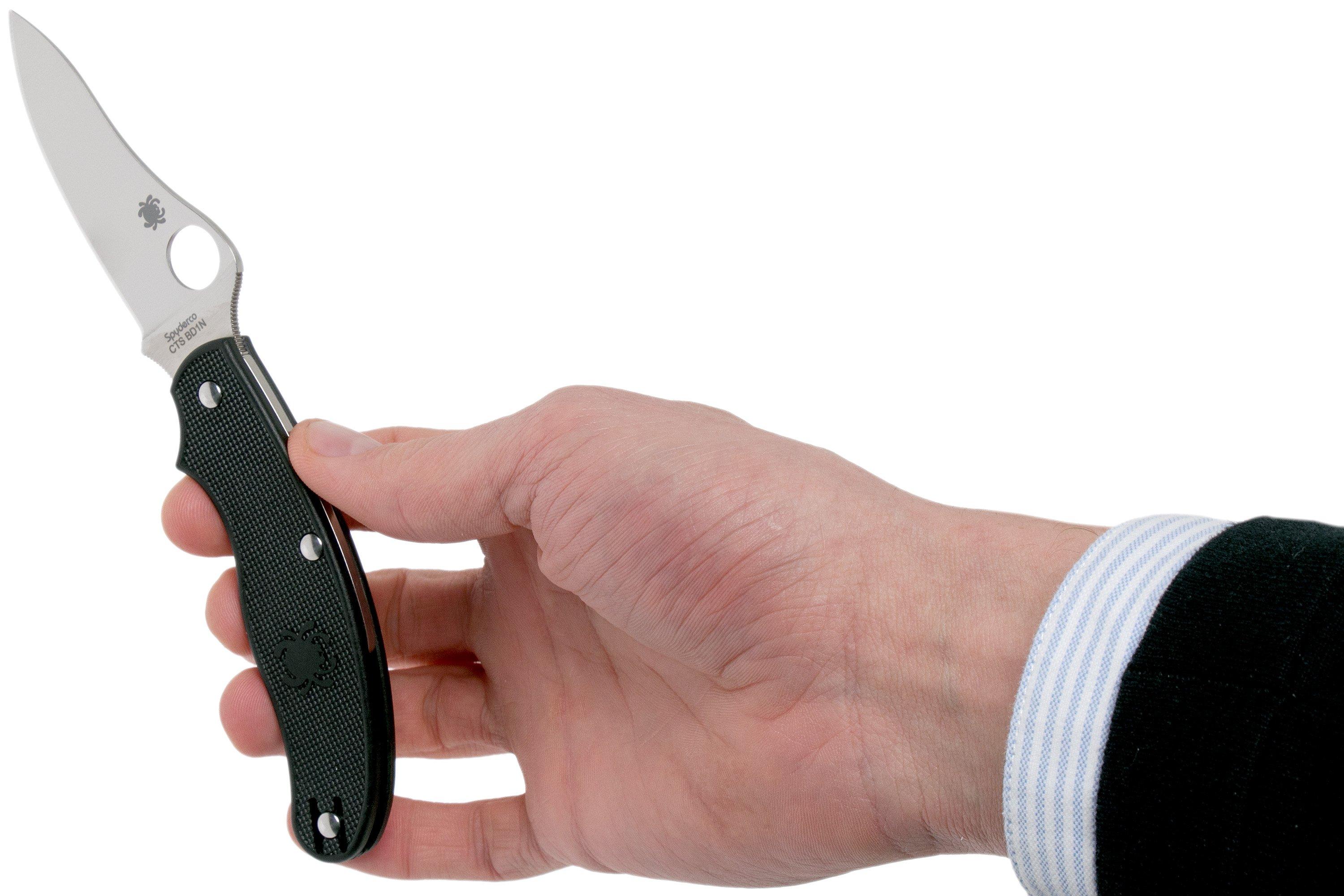 Spyderco UK Penknife C94PBK3 pocket knife | Advantageously shopping at ...