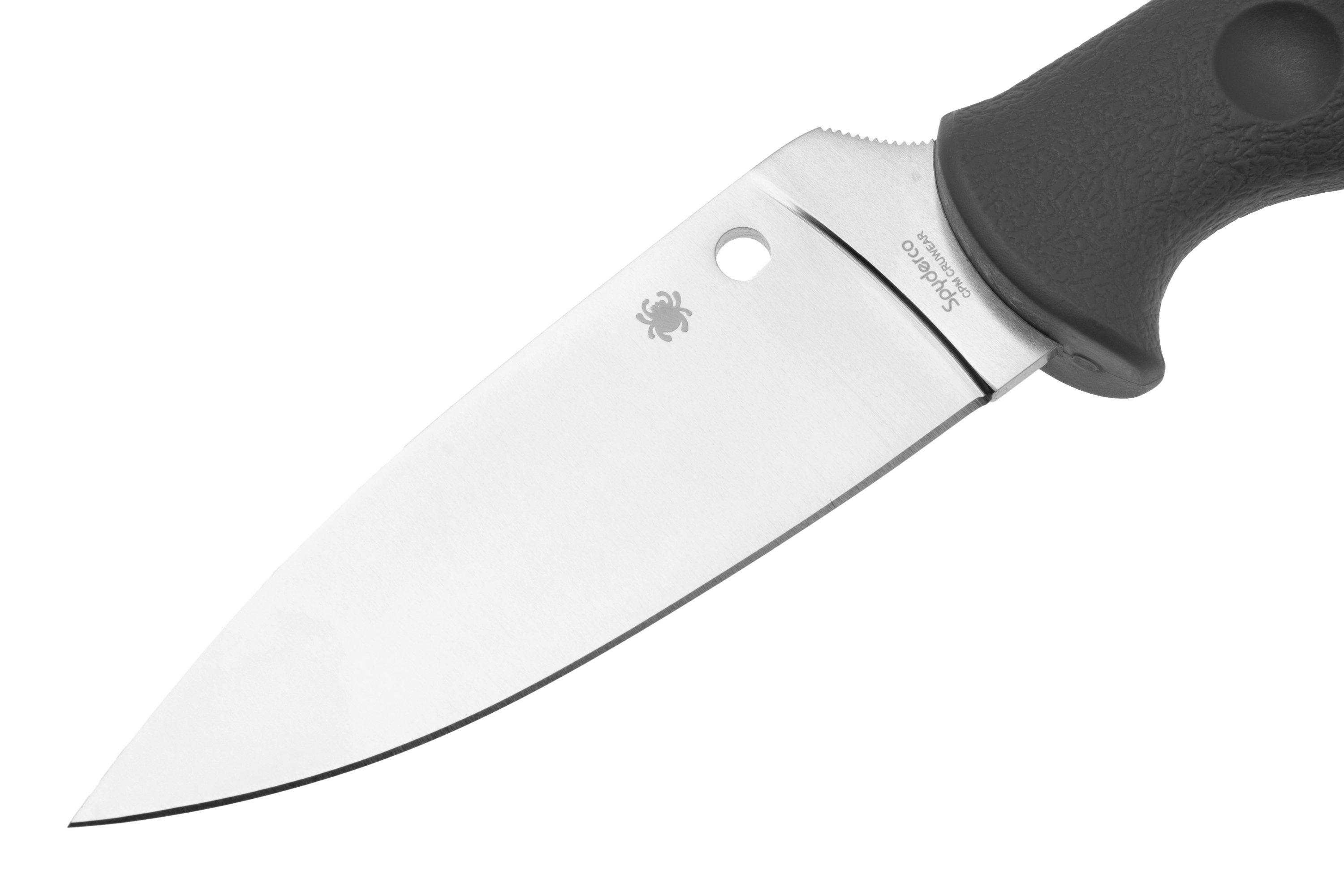 Spyderco Temperance CPM Cru-Wear FB05PGY Gray FRN, Sprint Run 2024 ...