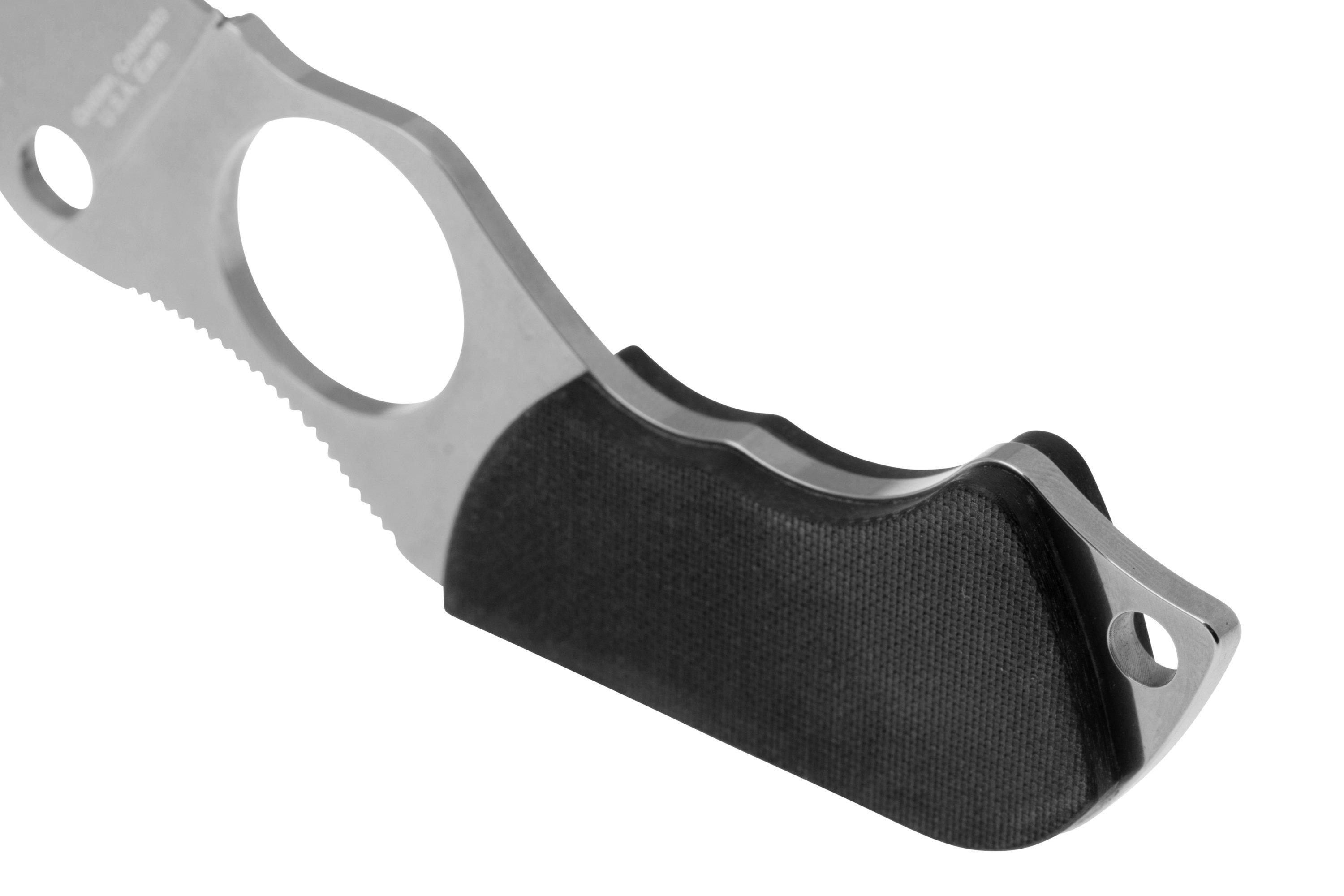 Spyderco Swick 6 Small FB14P6 Black G10, LC200N fixed knife ...