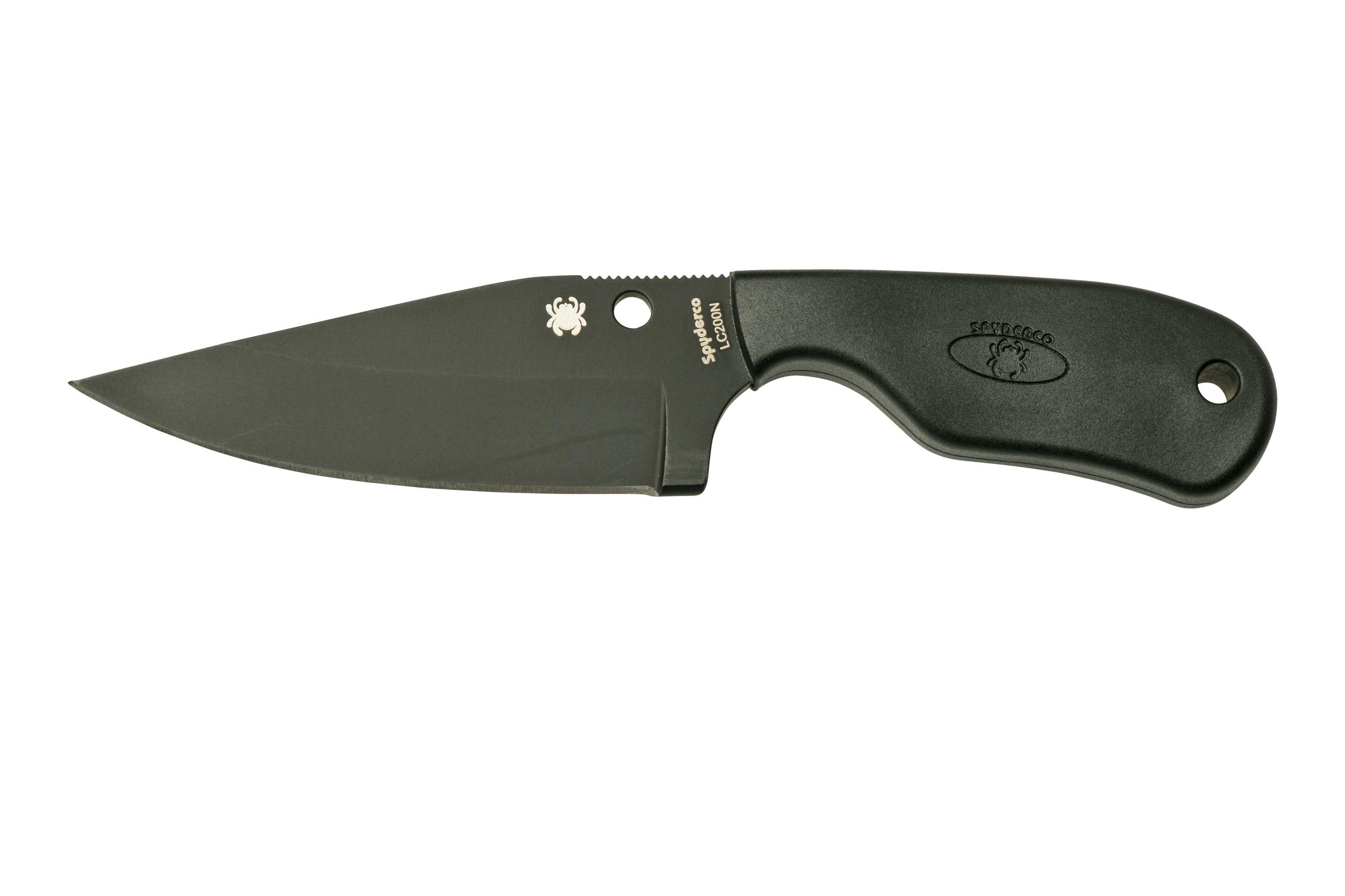 Spyderco Subway Bowie FB48PBBK, FRN, Black, pocket knife ...