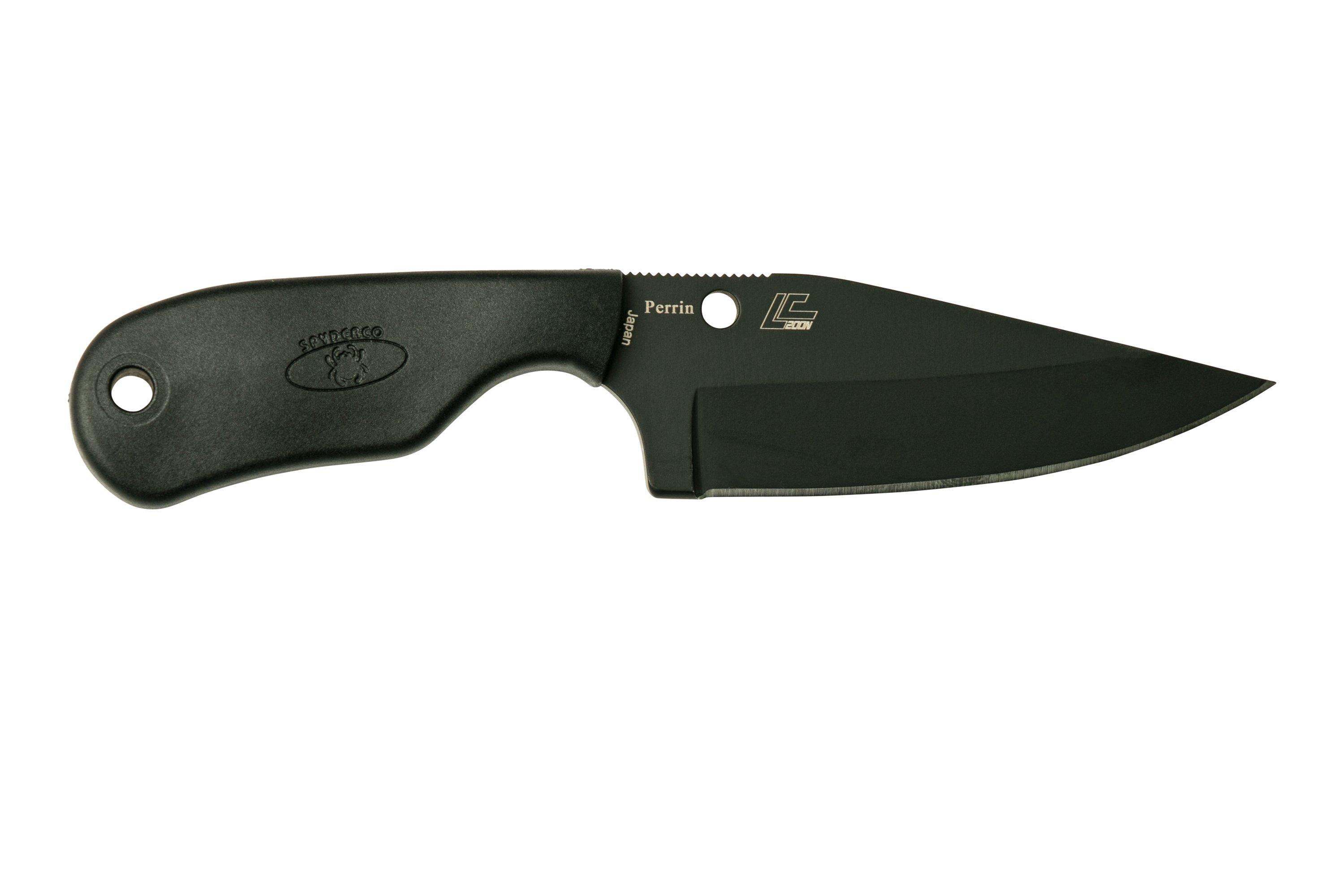 Spyderco Subway Bowie FB48PBBK, FRN, Black, pocket knife ...