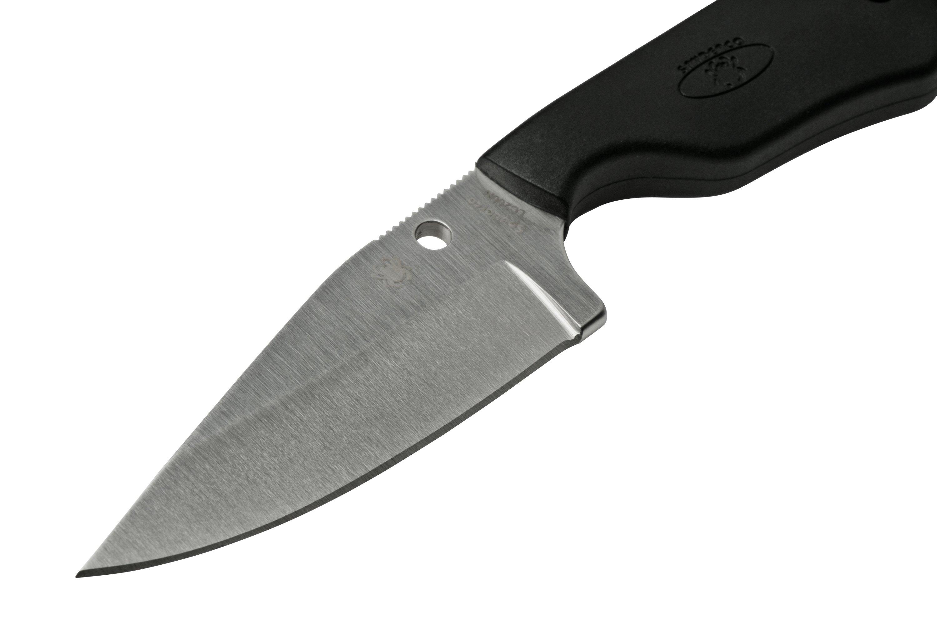 Spyderco Subway Bowie FB48PBK, FRN, pocket knife | Advantageously ...