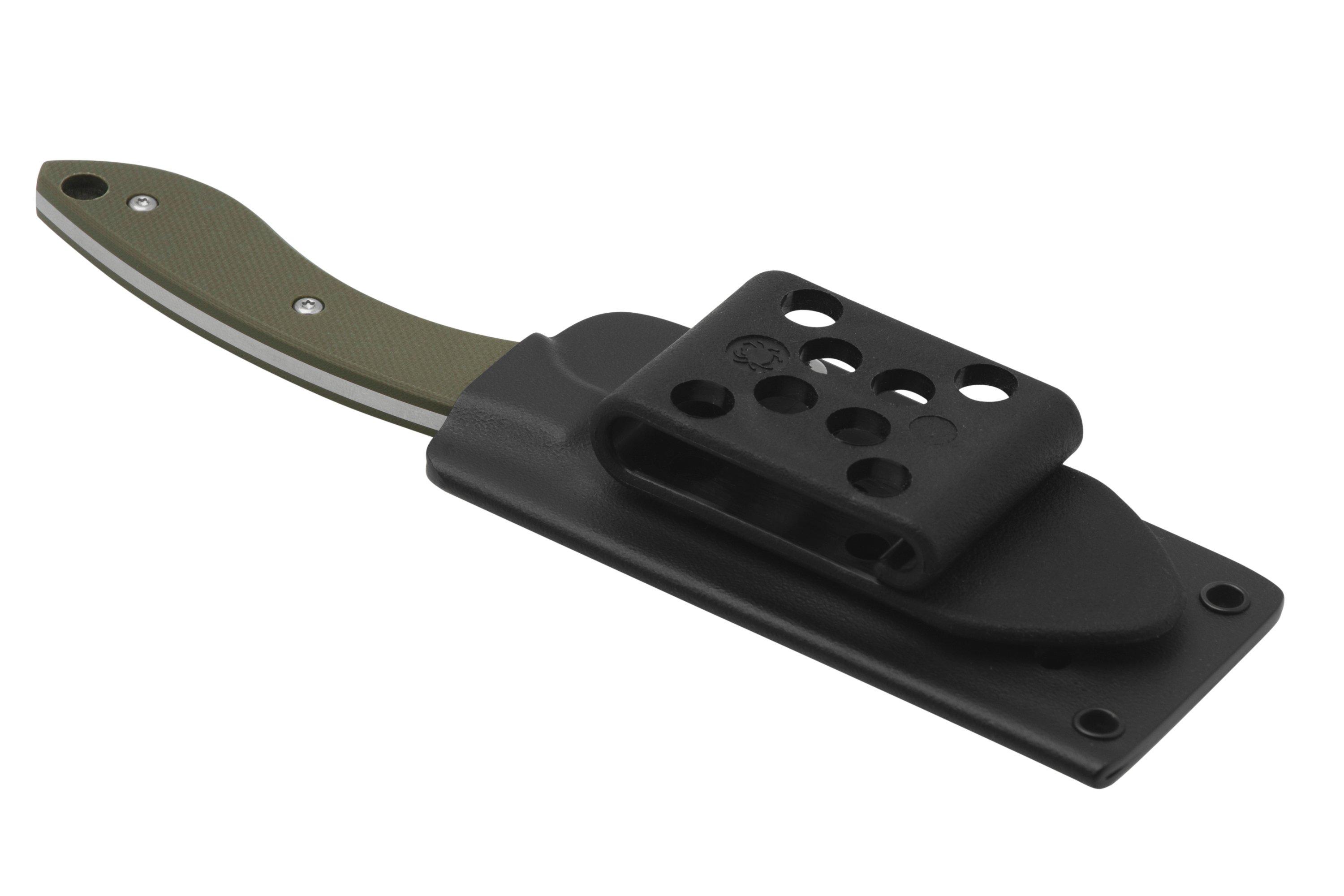 Spyderco Stok Bowie FB49GPOD OD Green G10 fixed knife, Sjoerd Stok ...