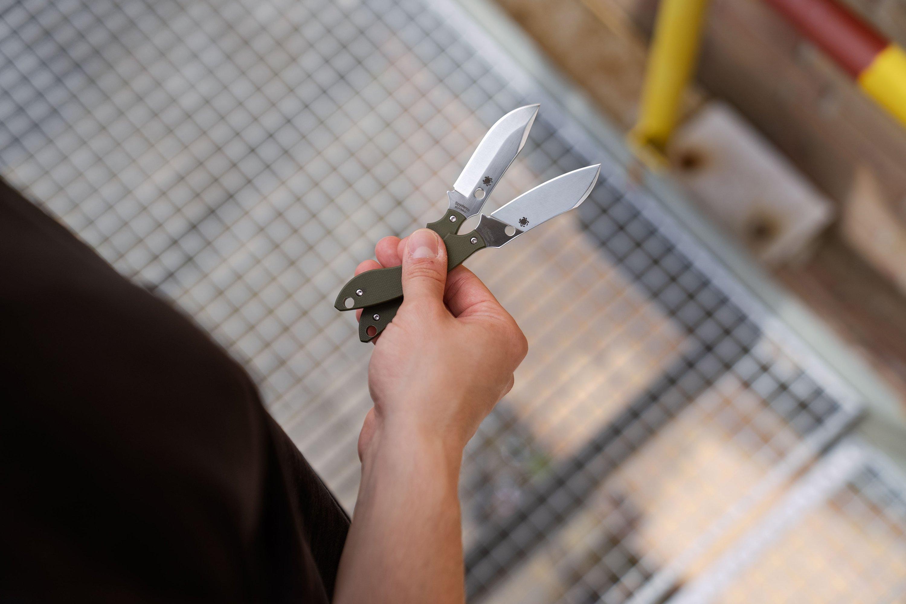 Spyderco Stok Drop Point FB50GPOD OD Green G10 fixed knife, Sjoerd Stok ...