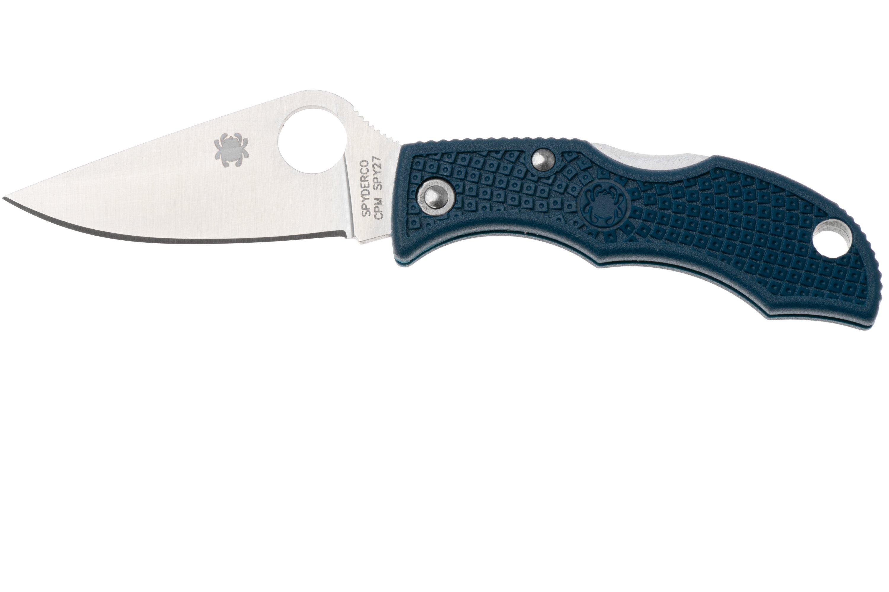 Spyderco Ladybug 3 Lightweight CPM SPY27 LPCBL3 Cobalt Blue FRN, pocket ...