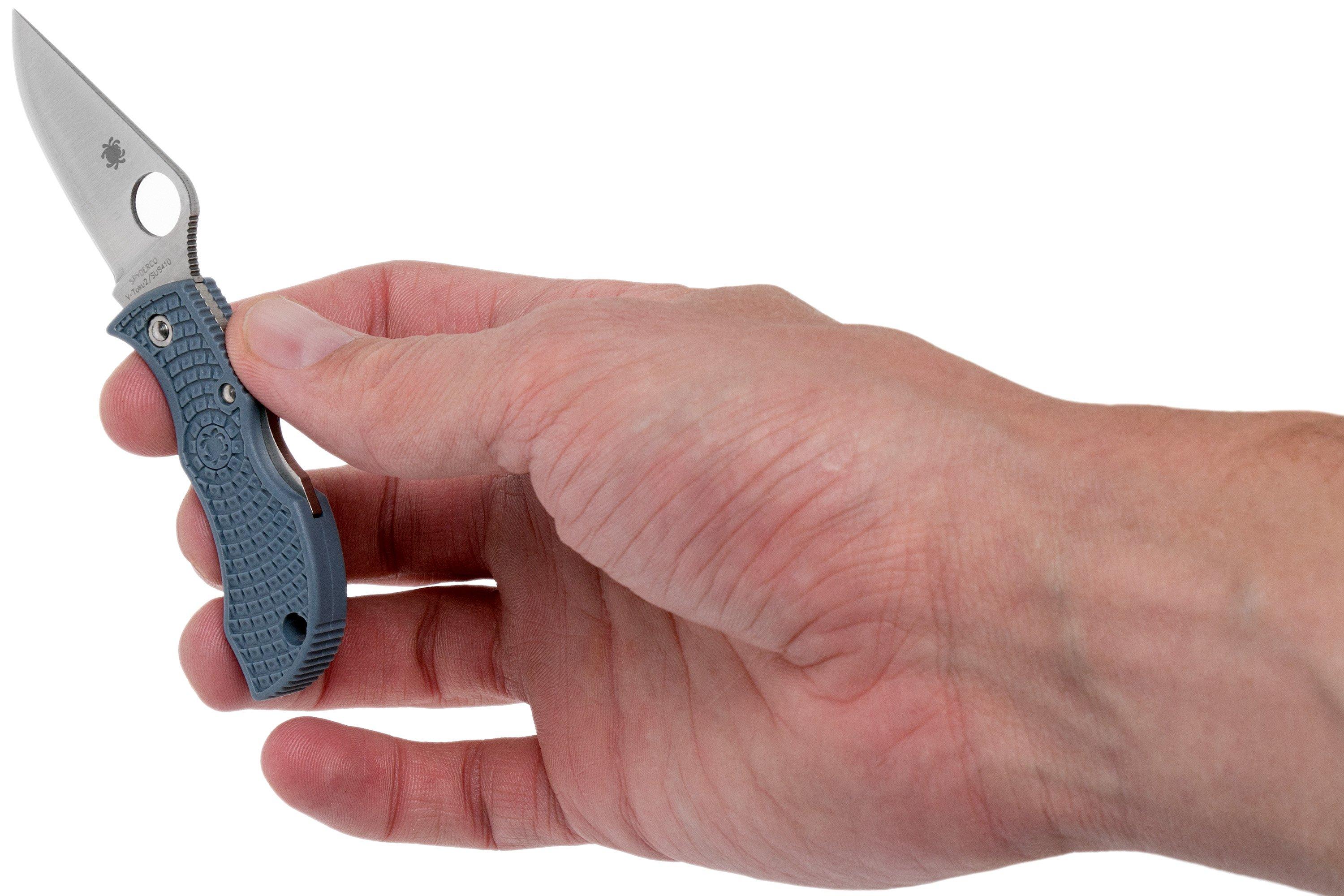 Spyderco Manbug MBBLPE V-Toku2 SUS410 Sprint Run | Advantageously ...