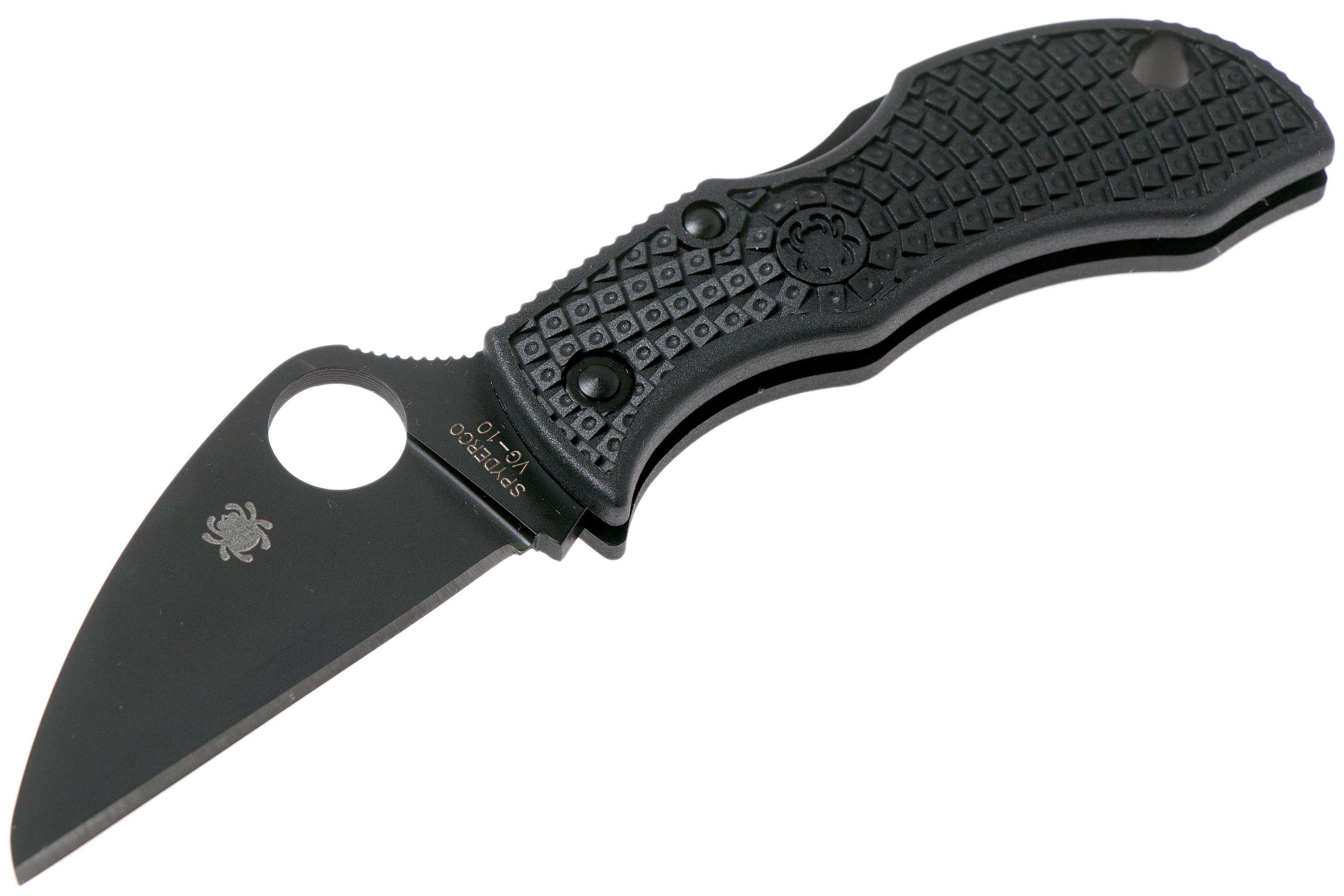 Spyderco Manbug Wharncliffe Black MBKWPBK zakmes | Voordelig kopen bij ...