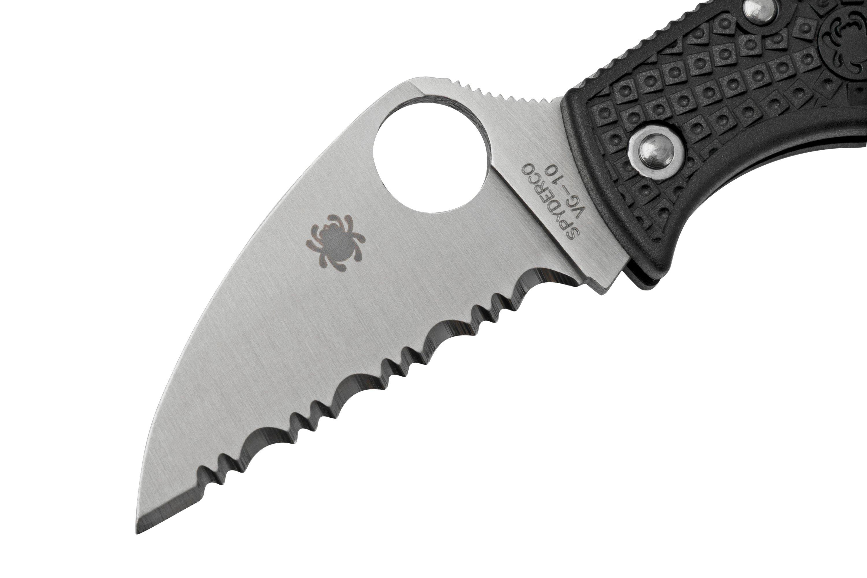 Spyderco MBKWS Manbug, Wharncliffe Serrated | Advantageously shopping ...