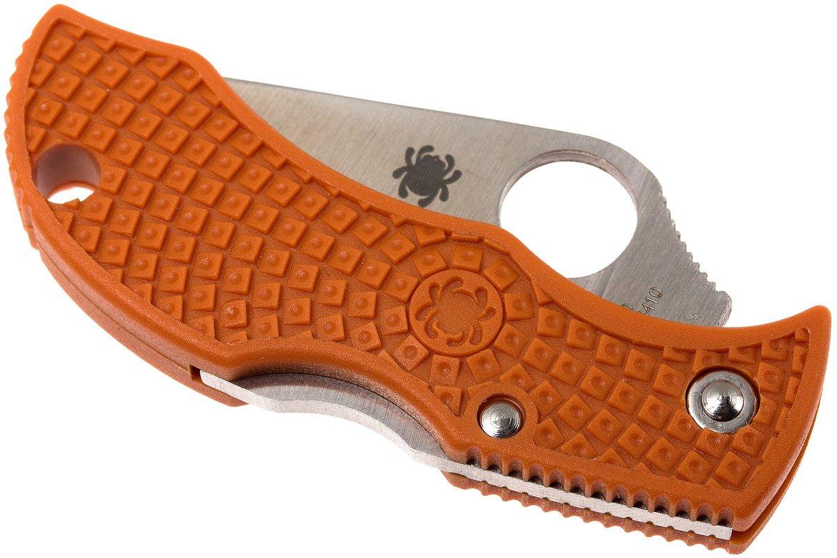 Spyderco Manbug Burnt Orange HAP40 MBORE, Sprint Run | Advantageously ...