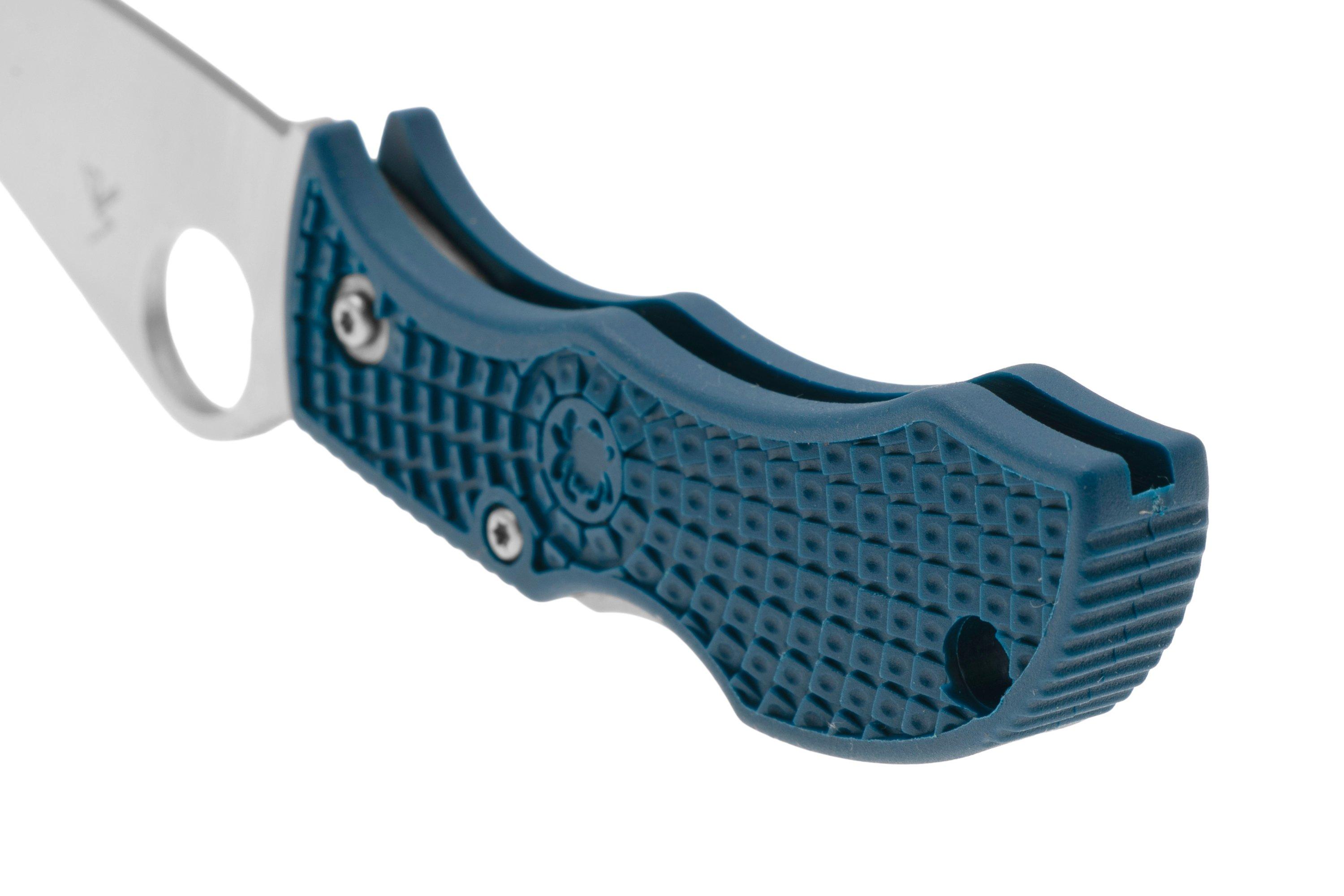 Spyderco Manbug CPM SPY27 MPCBL Cobalt Blue FRN pocket knife ...