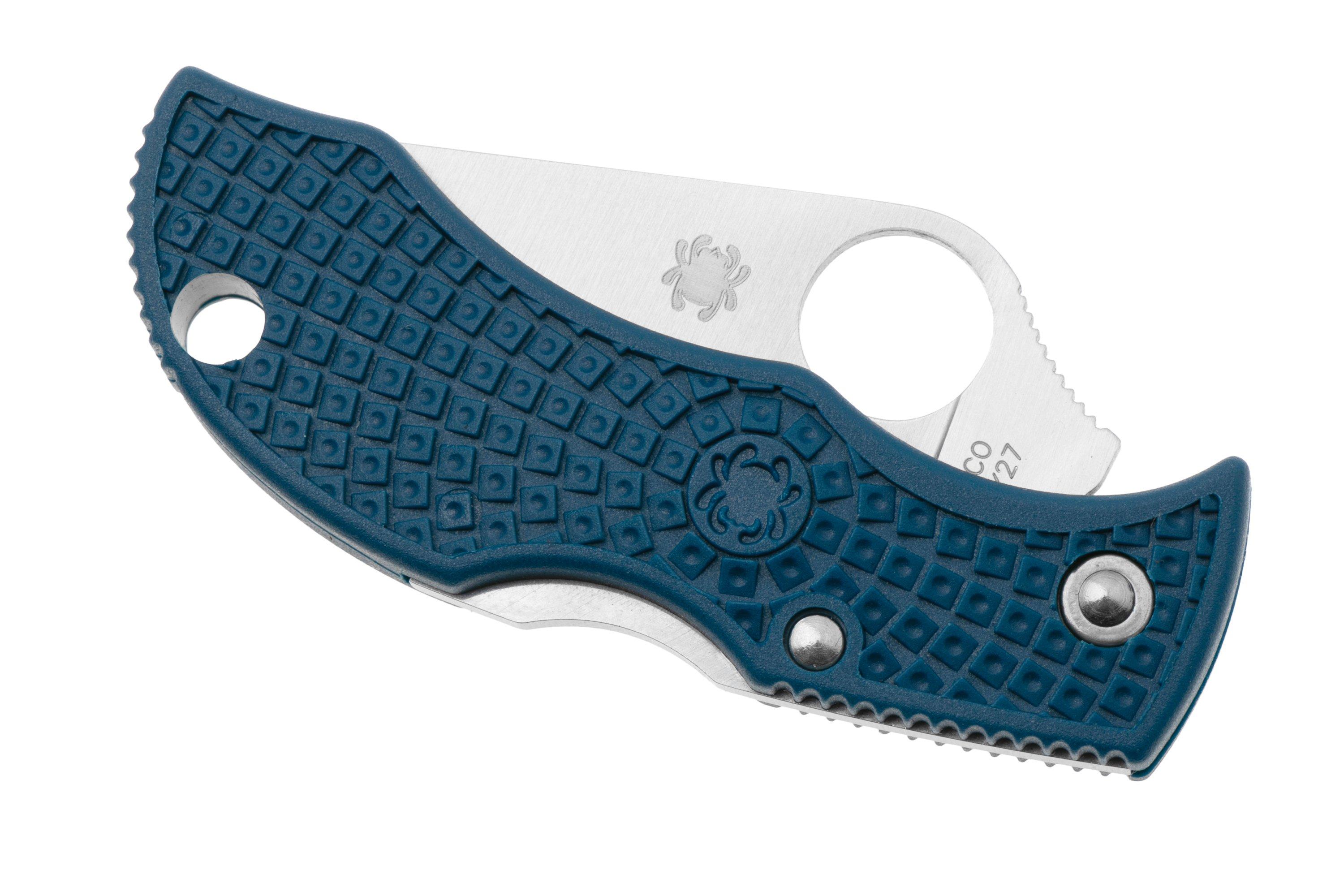 Spyderco Manbug CPM SPY27 MPCBL Cobalt Blue FRN pocket knife ...