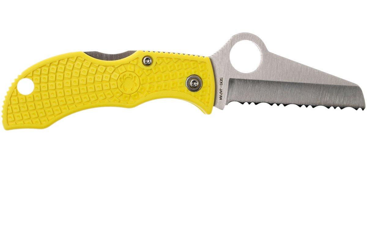 Spyderco ManBug Salt MYLS H1, coltello da tasca seghettato | Fare ...