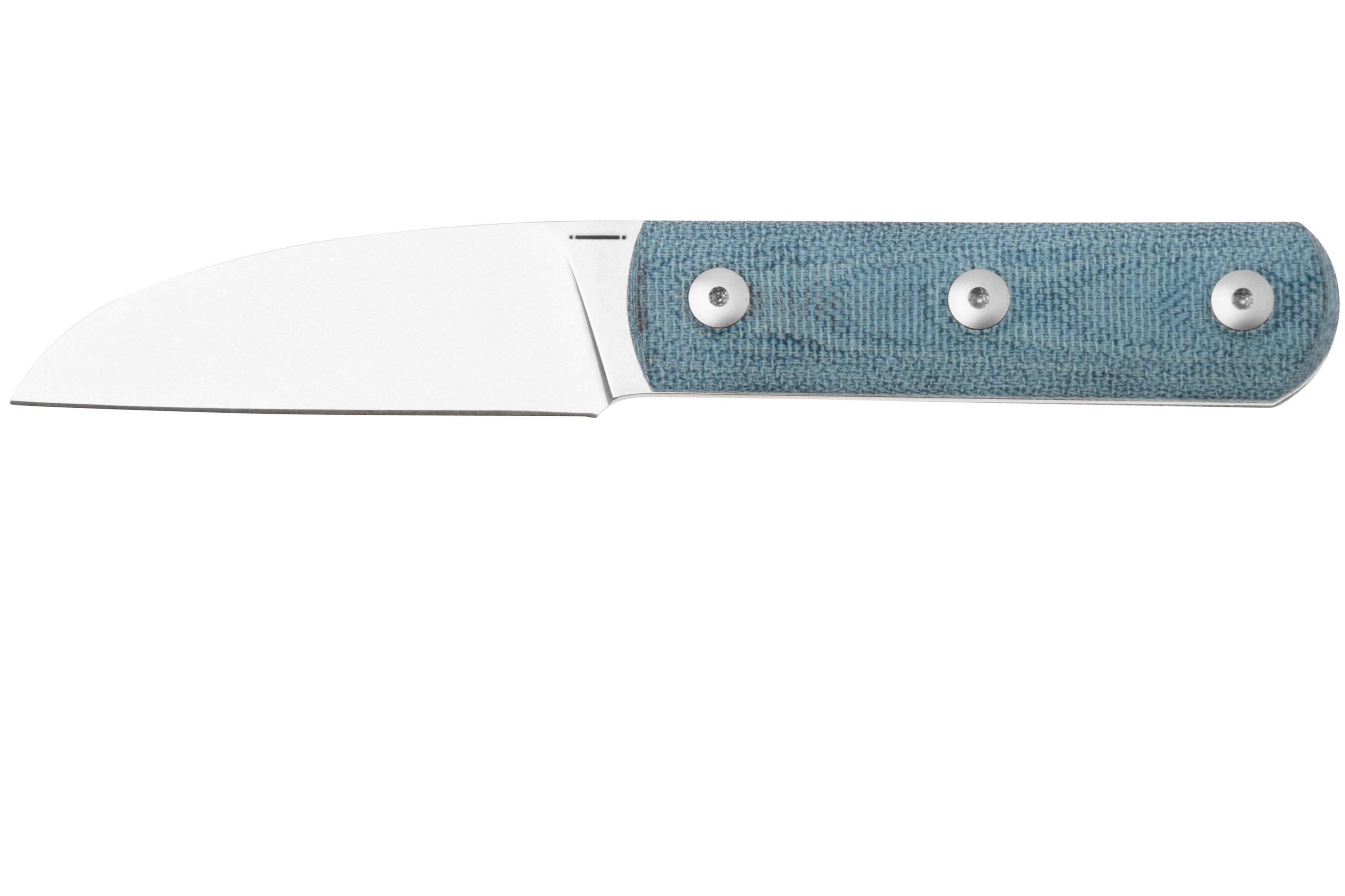 StraightLine Ally AL-DC Denim Canvas Micarta, fixed knife ...