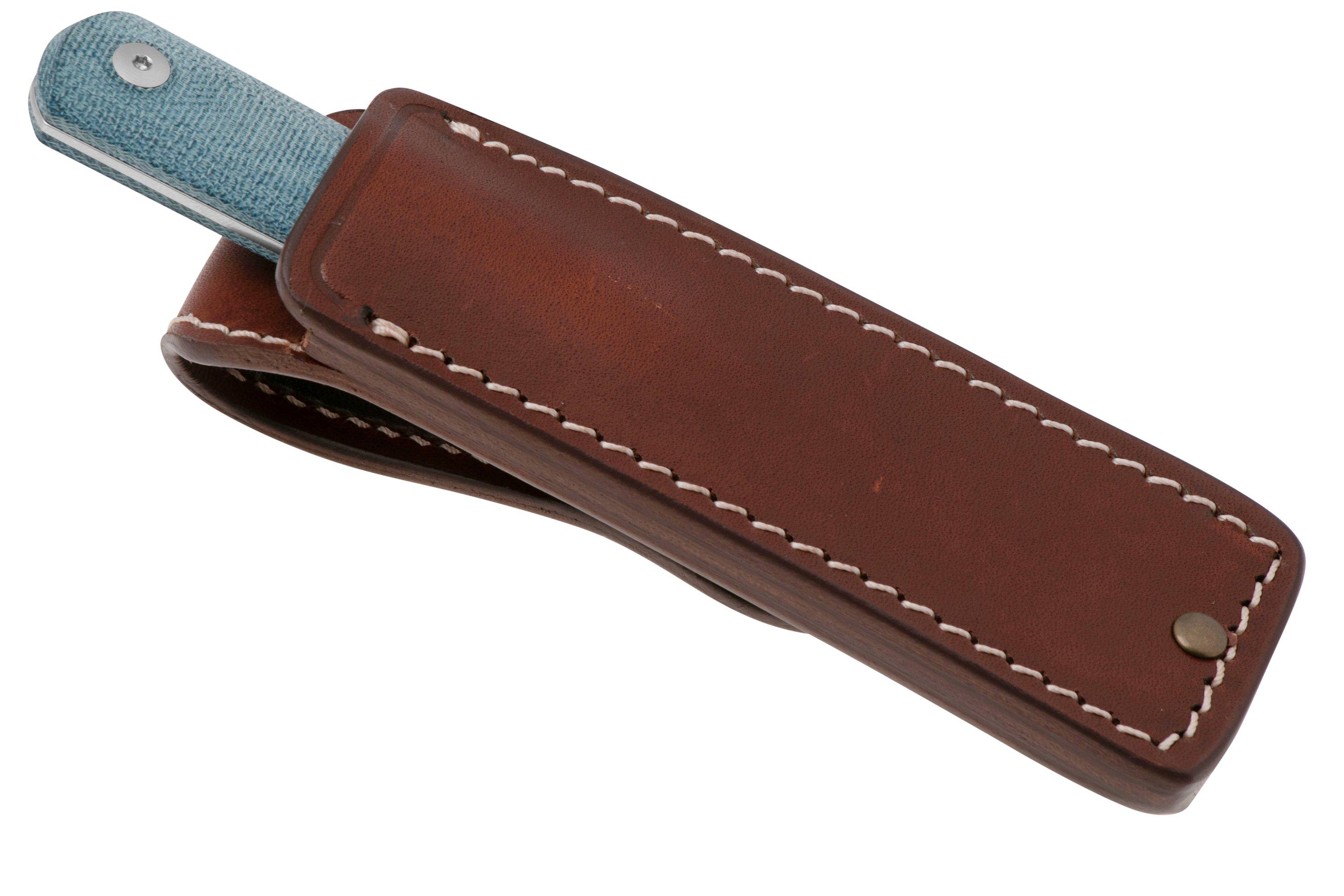 Nóż z głownią stałą StraightLine Ally AL-DC Denim Canvas Micarta ...