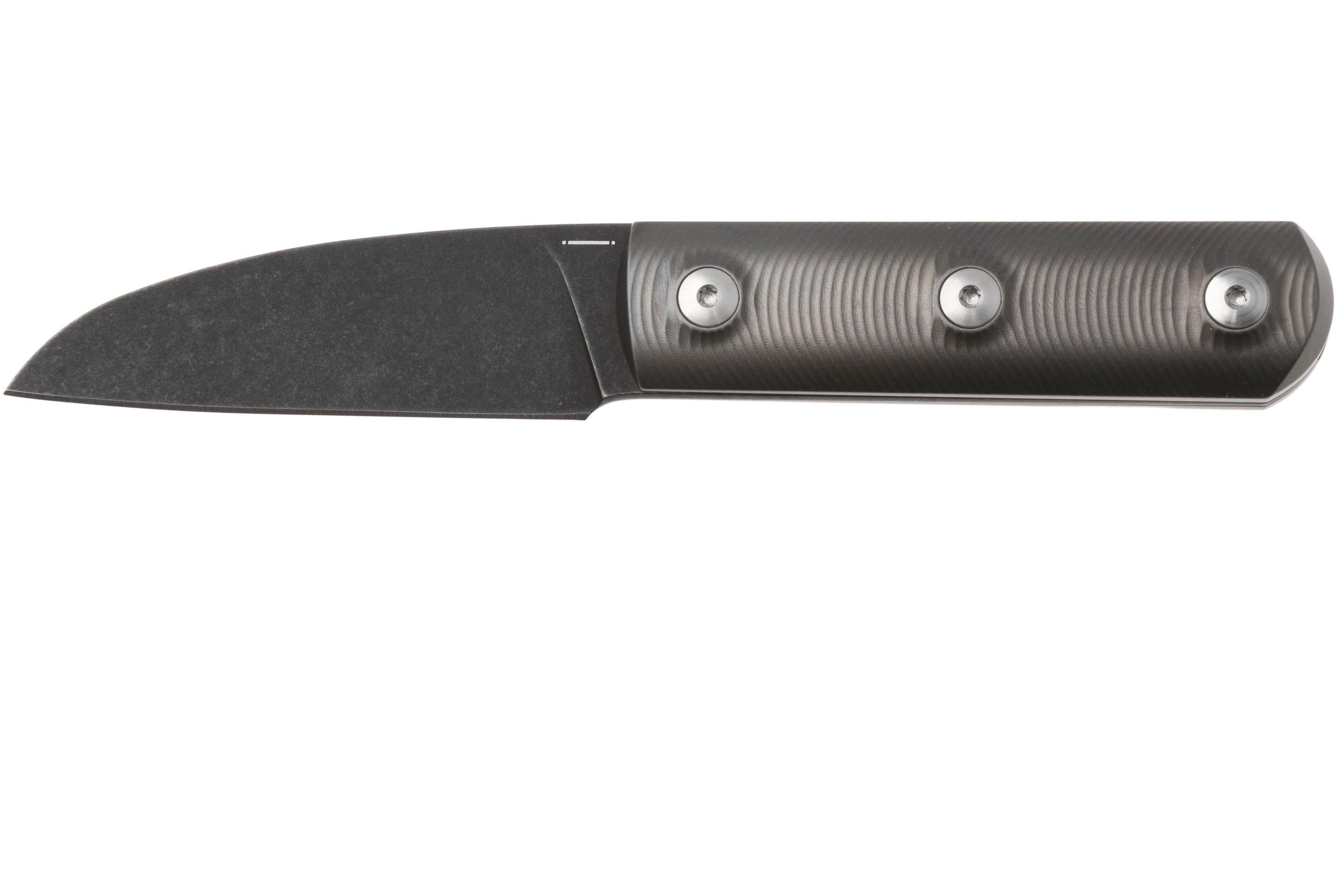 Straightline Ally AL-TBRD Blackwashed M390, Bronze Anodized Titanium ...
