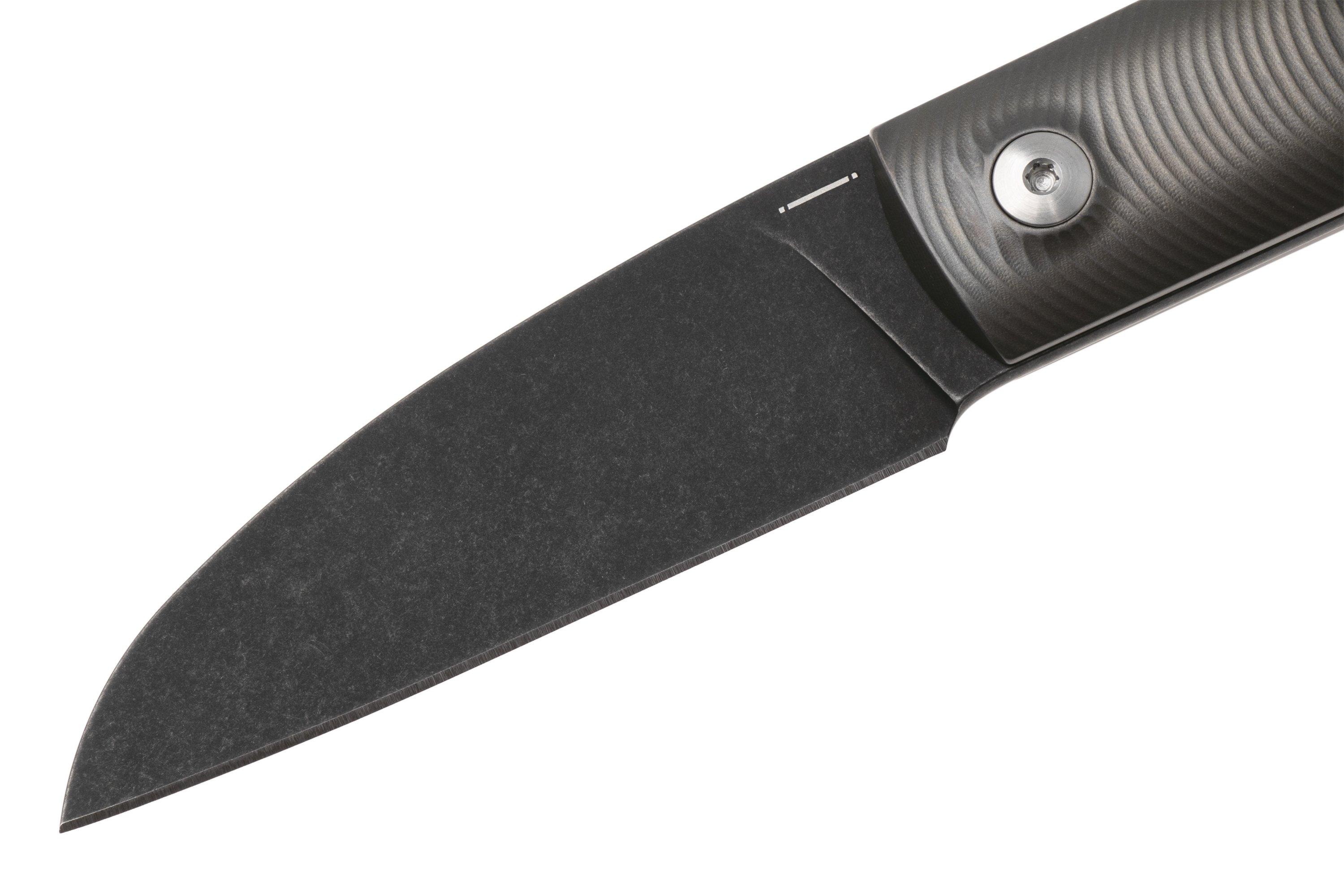 Straightline Ally AL-TBRD Blackwashed M390, Bronze Anodized Titanium ...