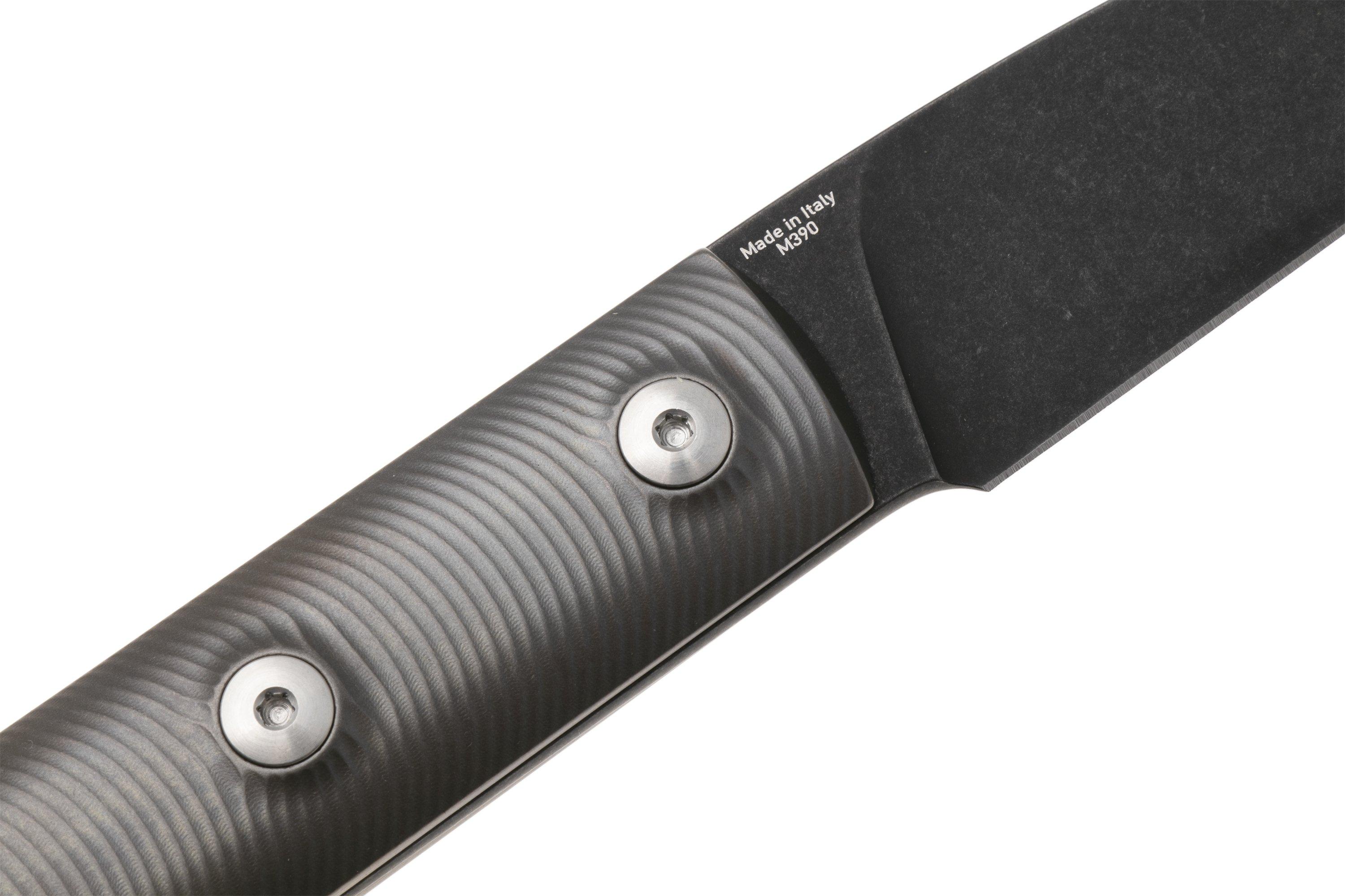 Straightline Ally AL-TBRD Blackwashed M390, Bronze Anodized Titanium ...