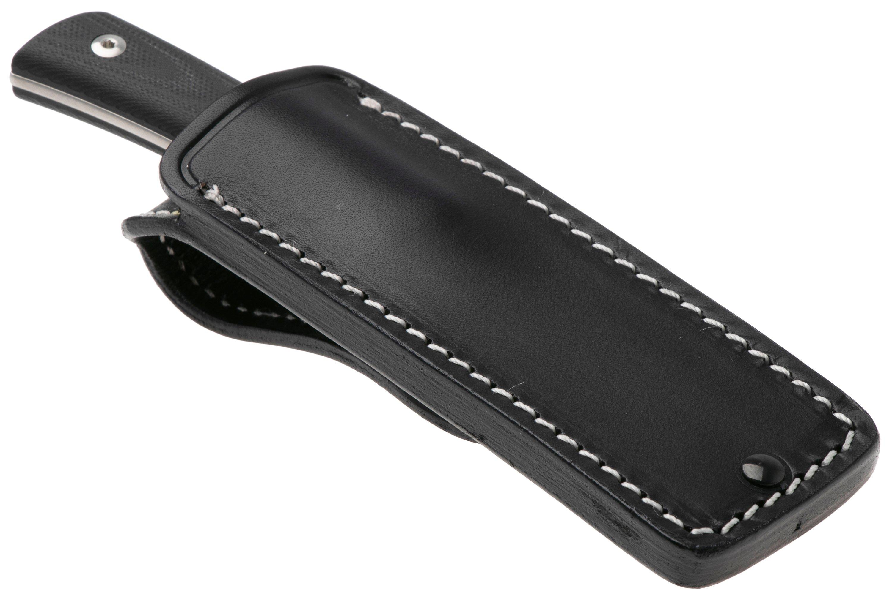Straightline Buster BS-BG Stonewashed M390, Black G10, fixed knife ...
