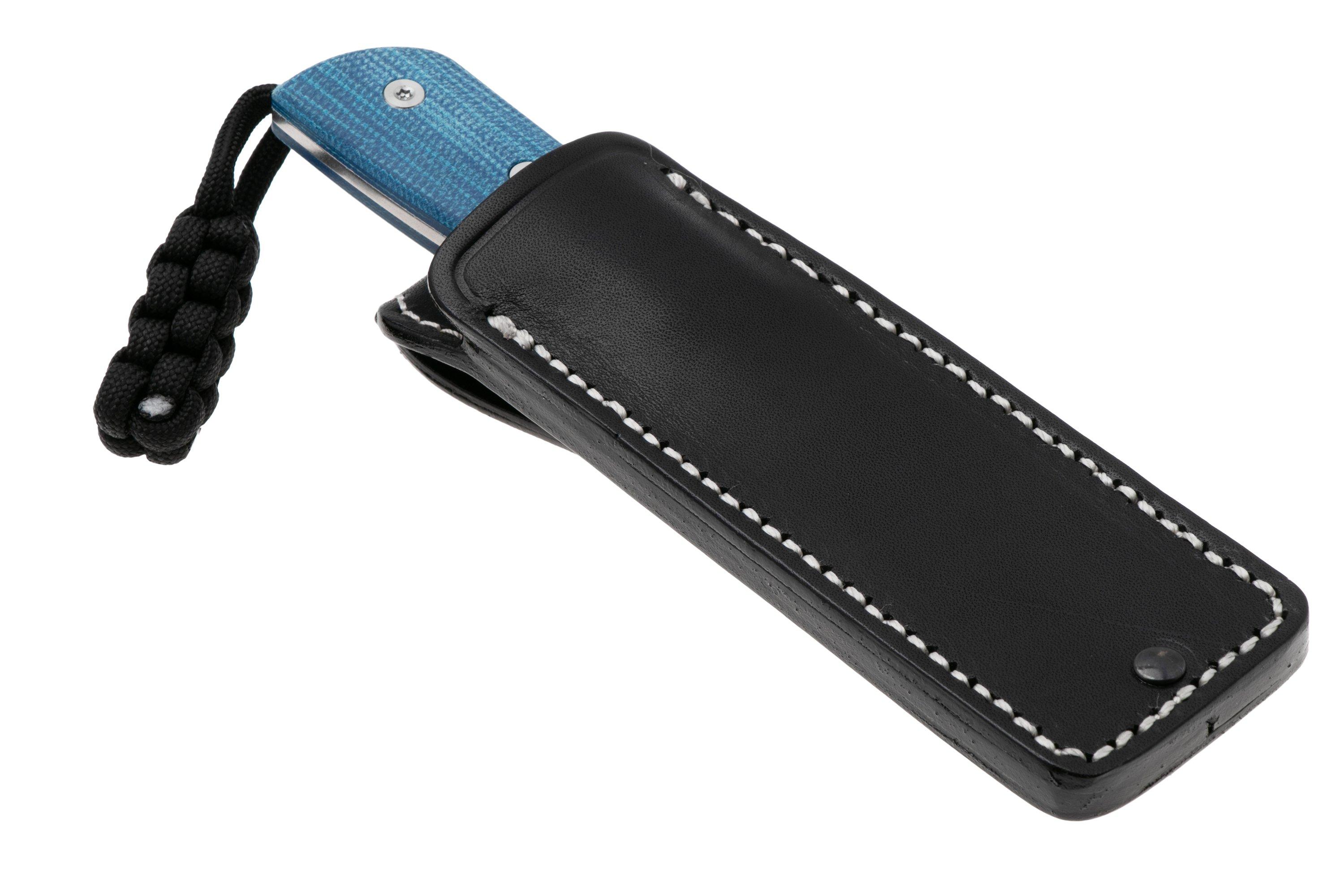 StraightLine Digger DG-BC Stonewashed 14C28N, Blue Canvas Micarta ...