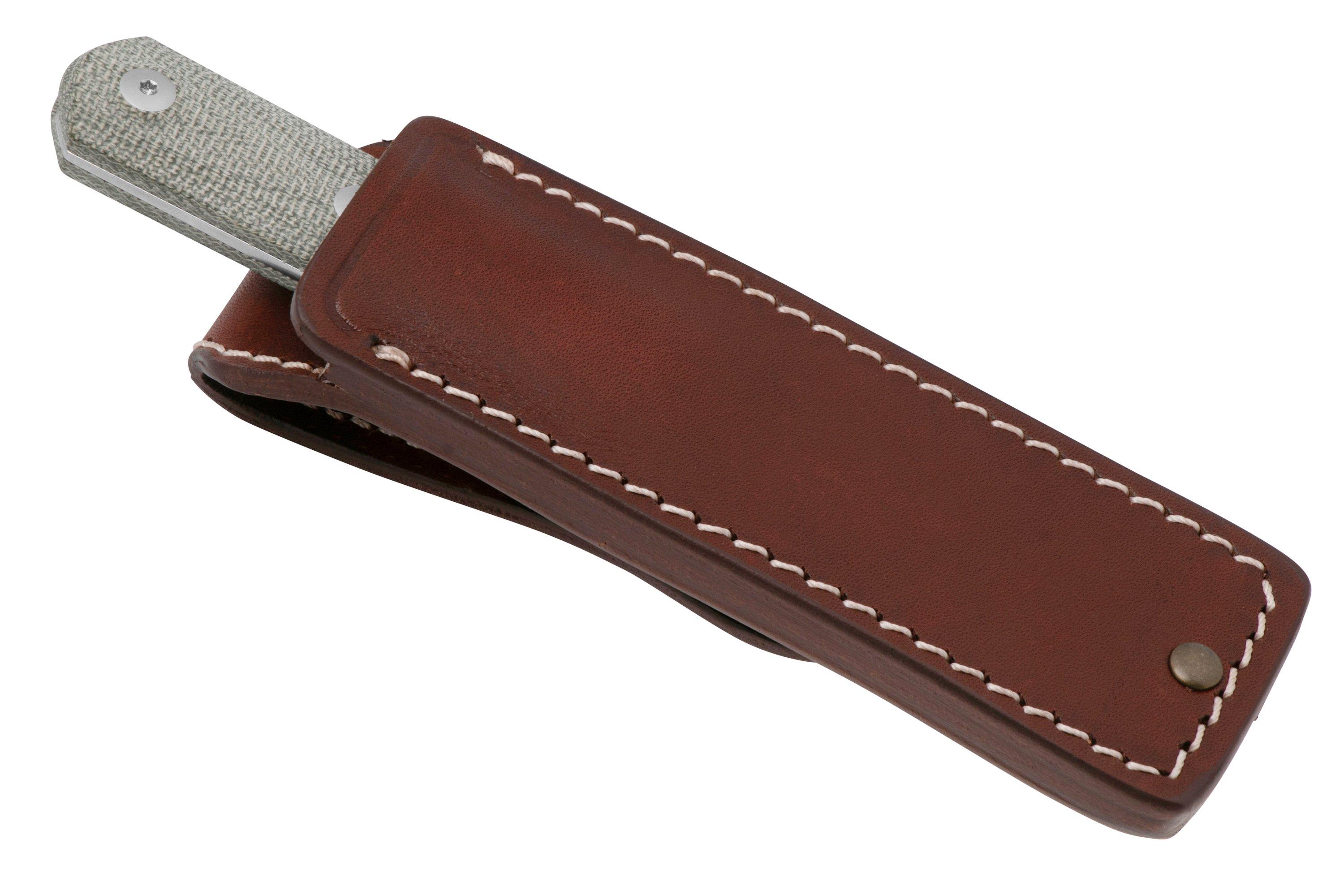 StraightLine Erny ER-GC Green Canvas Micarta, fixed knife ...