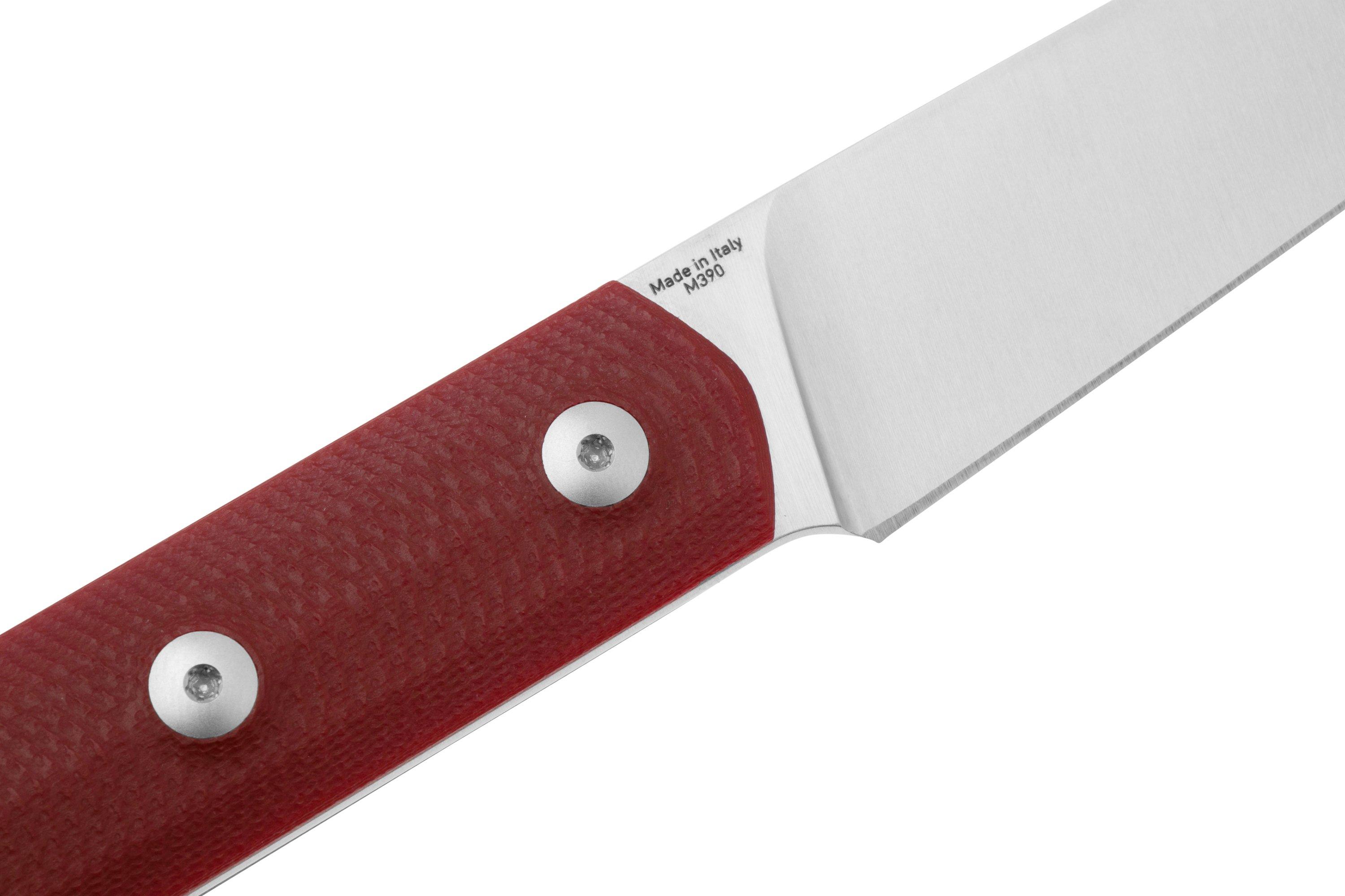 StraightLine Erny ER-RG Red G10, fixed knife | Advantageously shopping ...